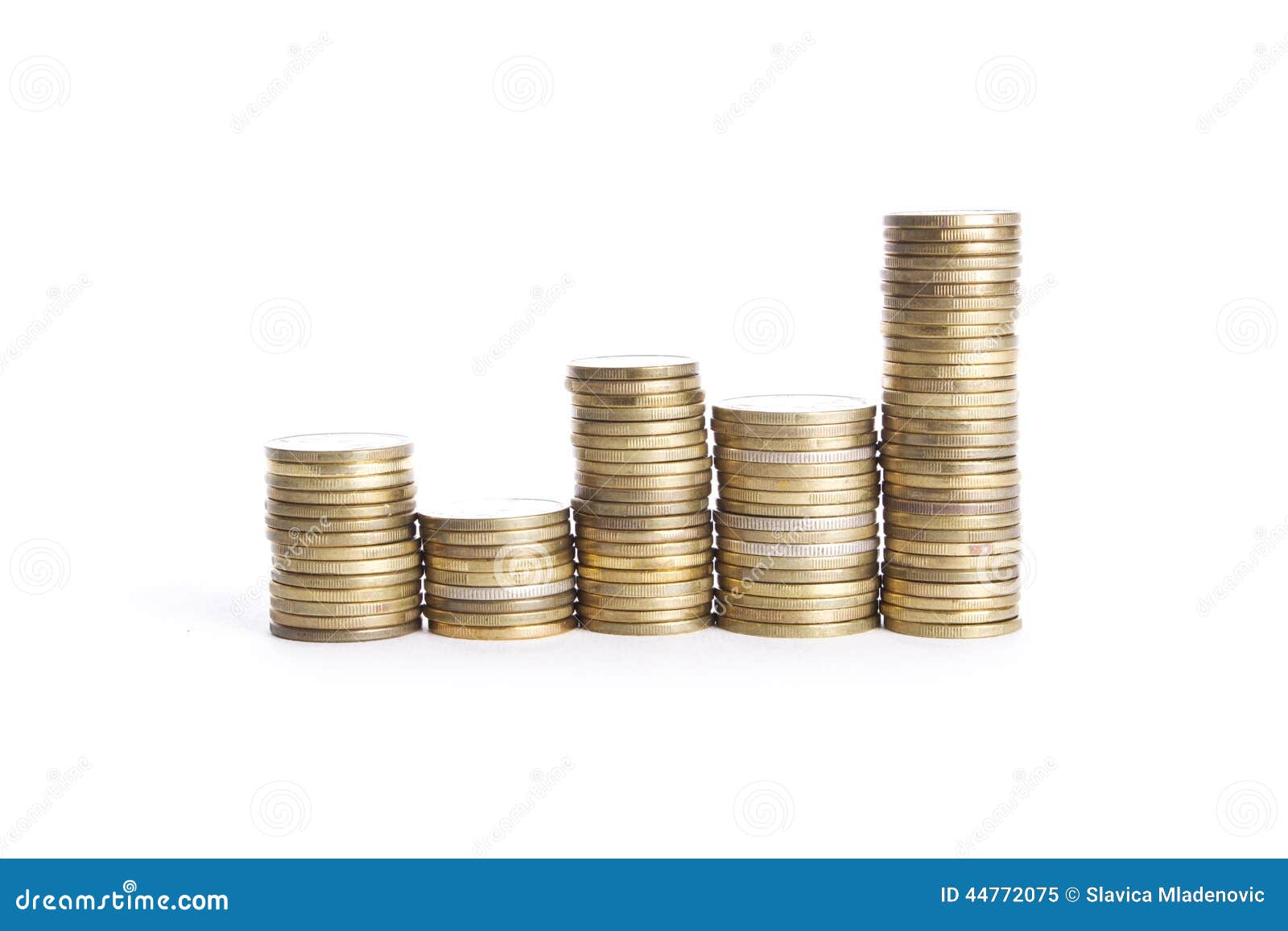 Multiple Stacks Of Coins Stock Image | CartoonDealer.com #44767747