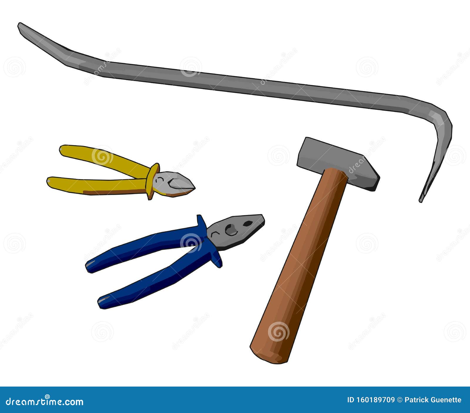 Multiple Tools, Illustration, Vector Stock Vector - Illustration of ...