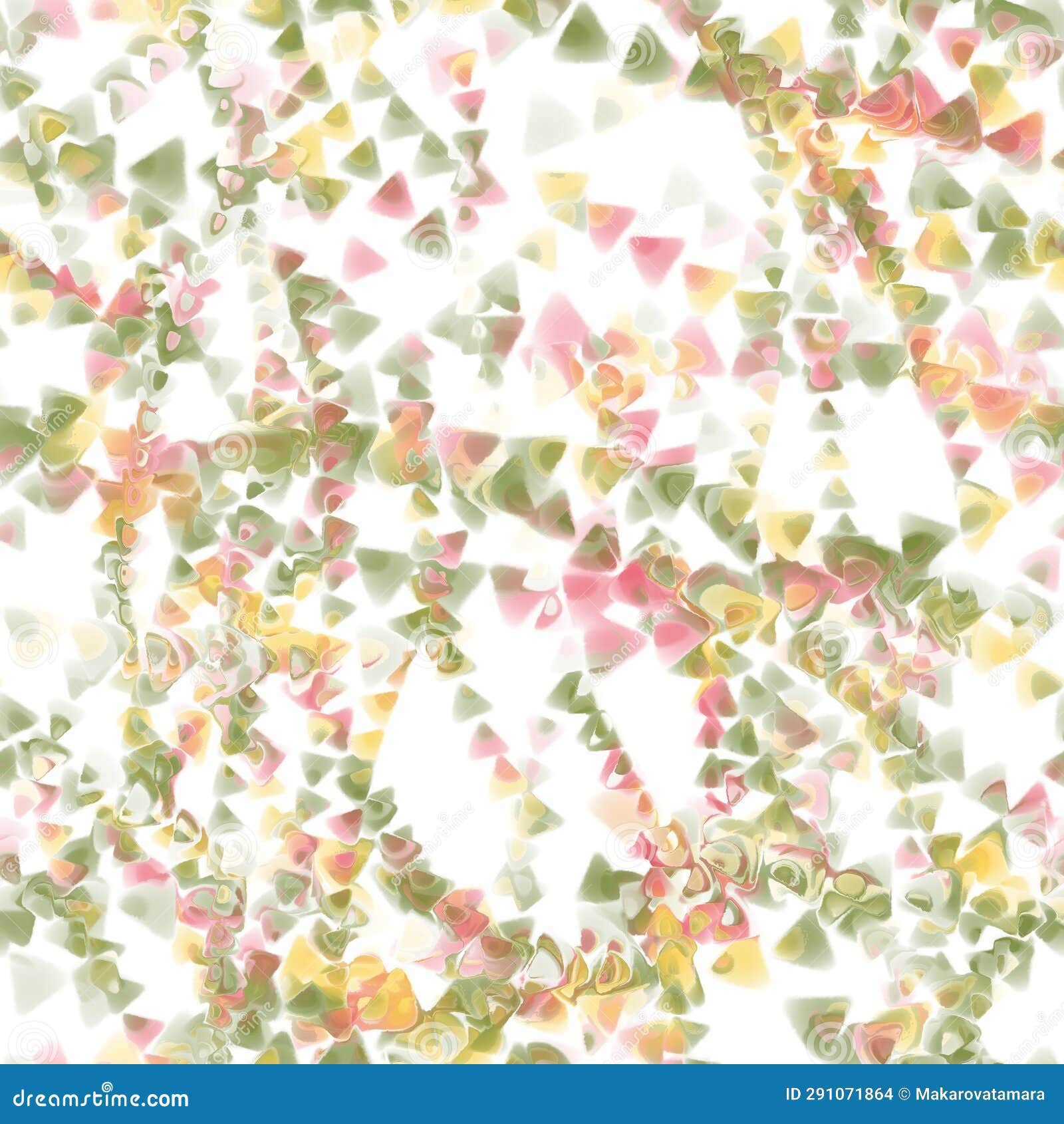 Multiple Triangles Seamless Pattern. Garland of Triangles. Red, Green ...