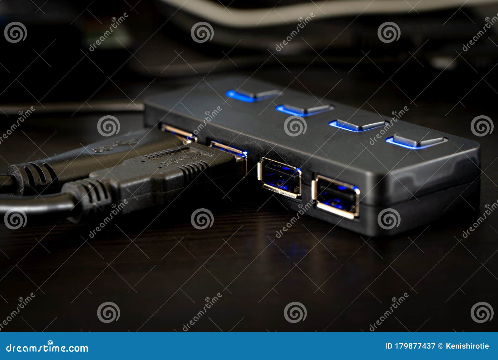 Multiple USB hub device stock image. Image of high, charging - 179877437
