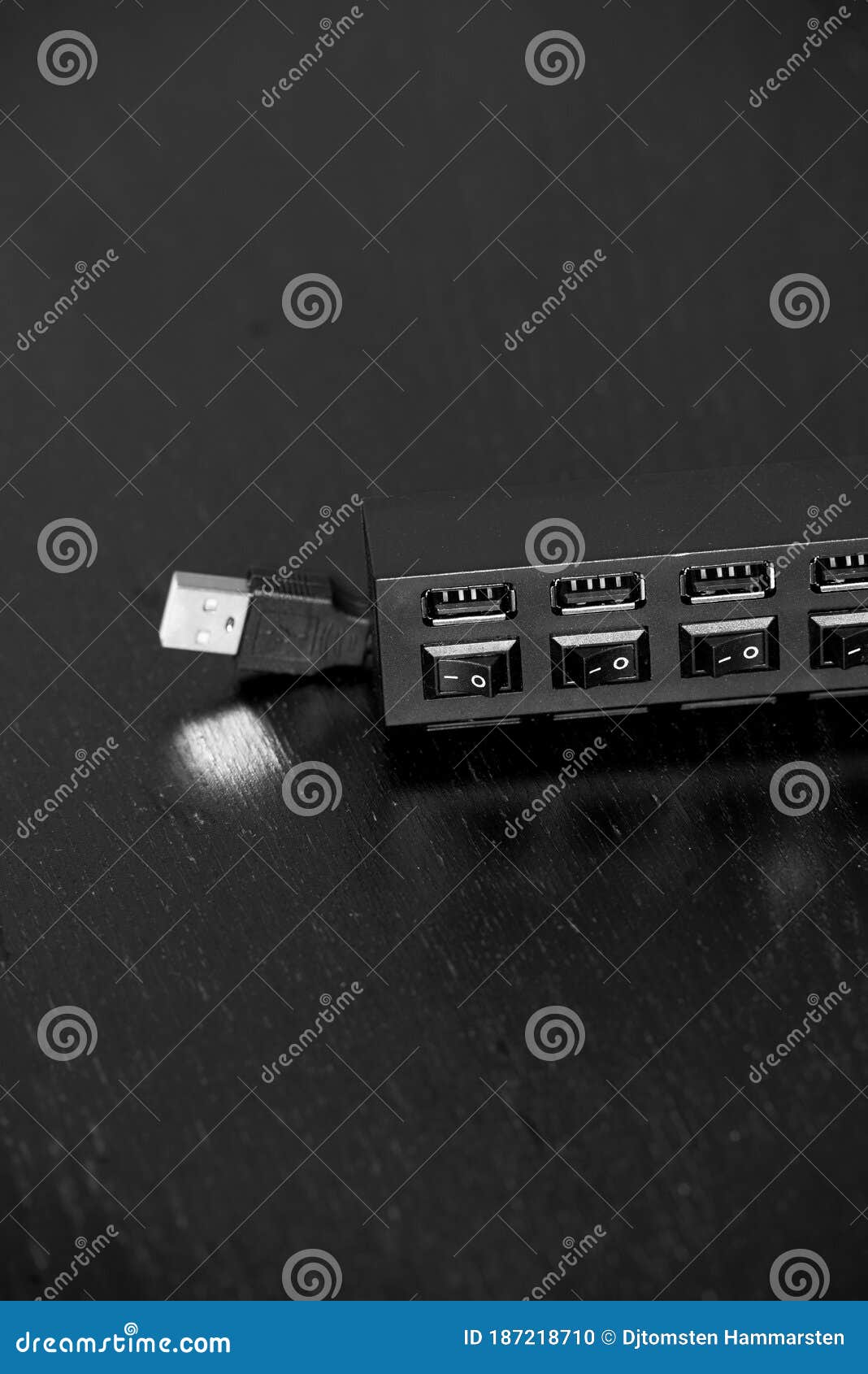 Multiple USB hub device stock photo. Image of charging - 187218710