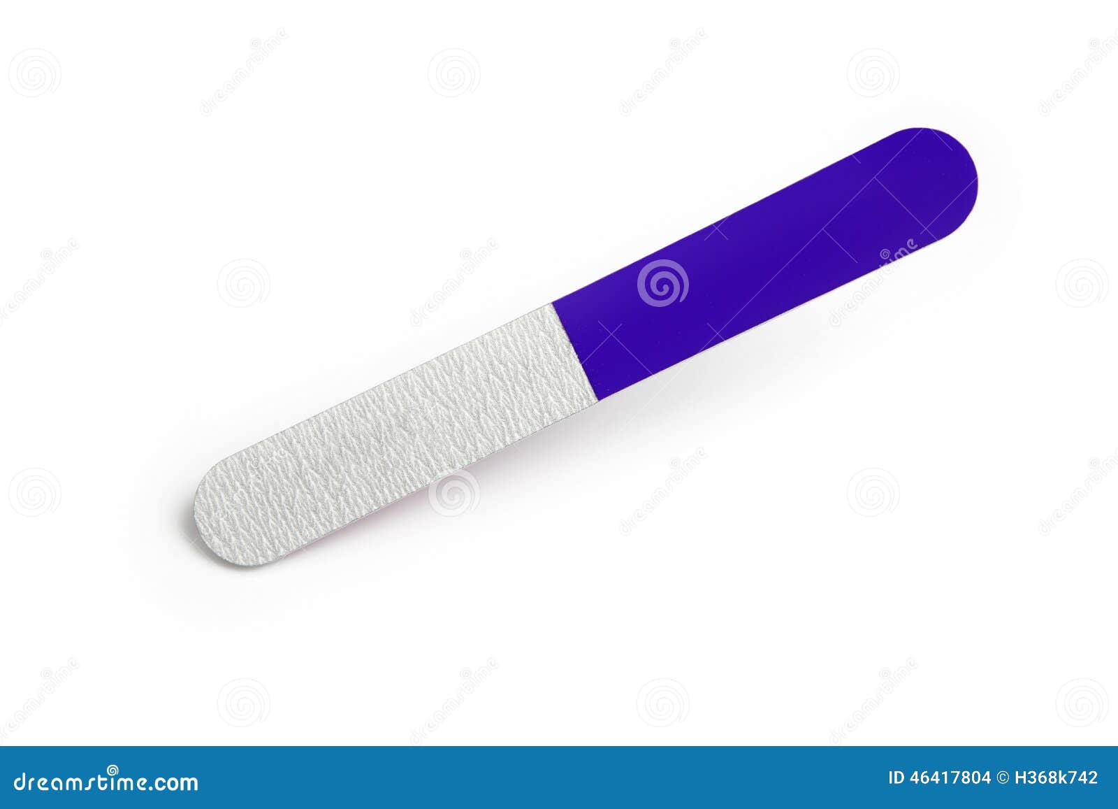 Multiple Use Plastic Nail File Isolated on White Stock Photo - Image of ...