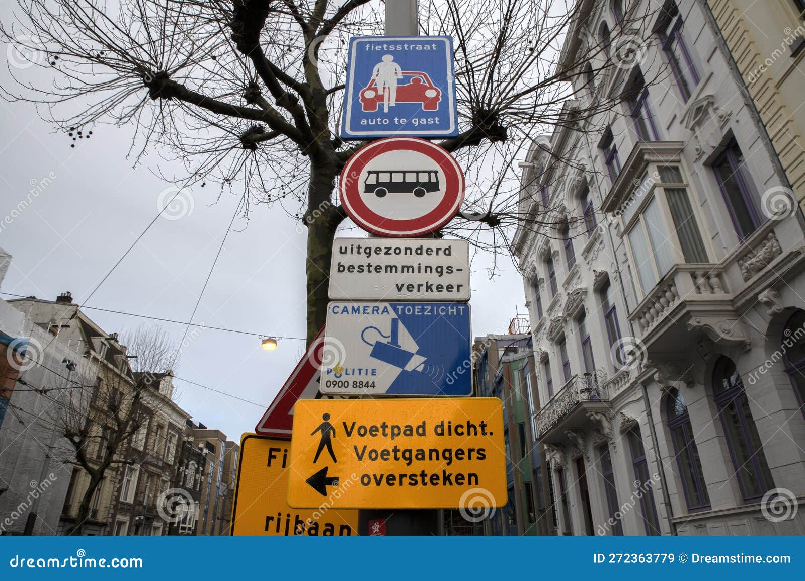 Multiple Warning Signs at Amsterdam the Netherlands 2-1-2023 Editorial ...