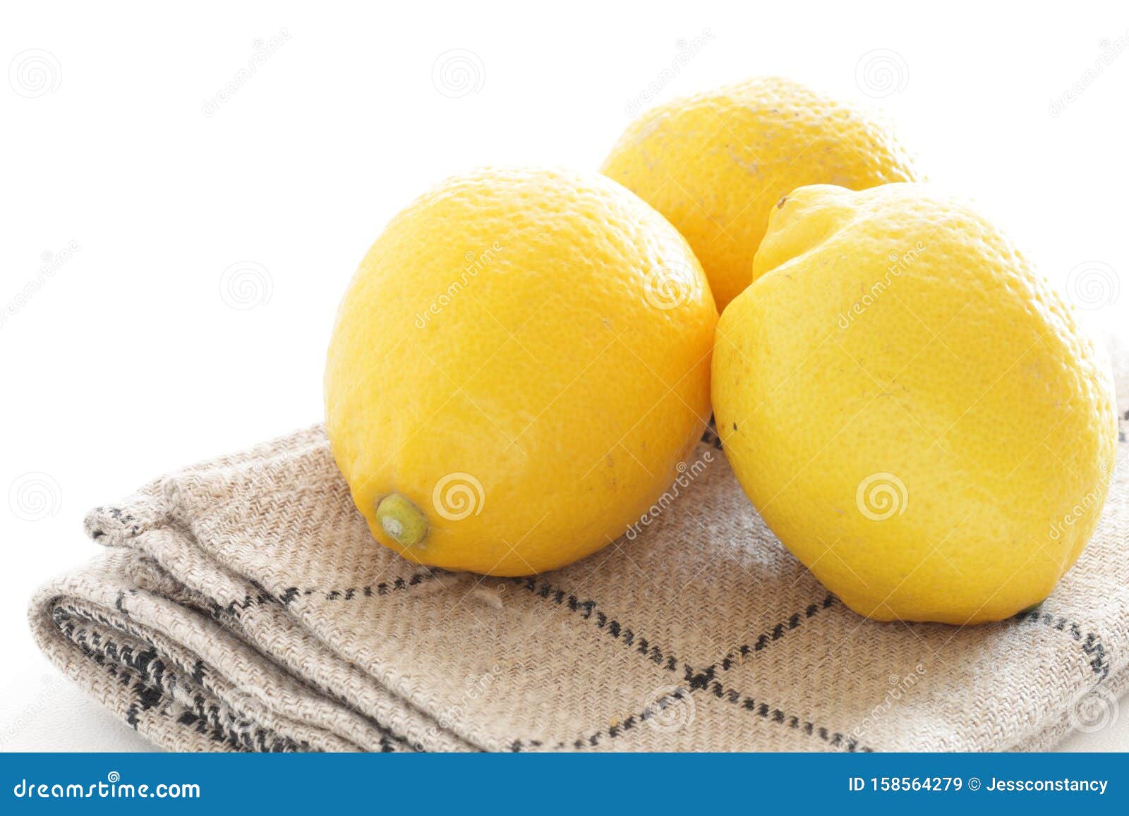 Freshness lemon on cloth stock image. Image of background - 158564279