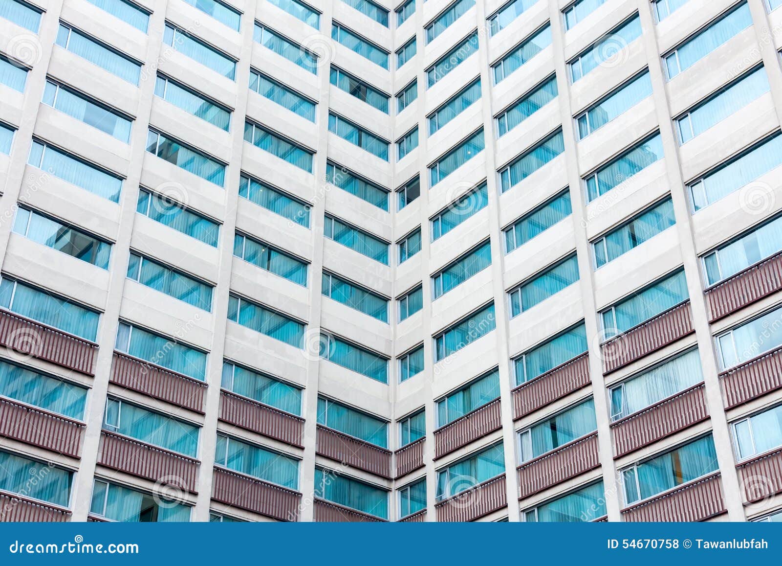 Multiple Windows on a Large Office Building Stock Photo - Image of ...
