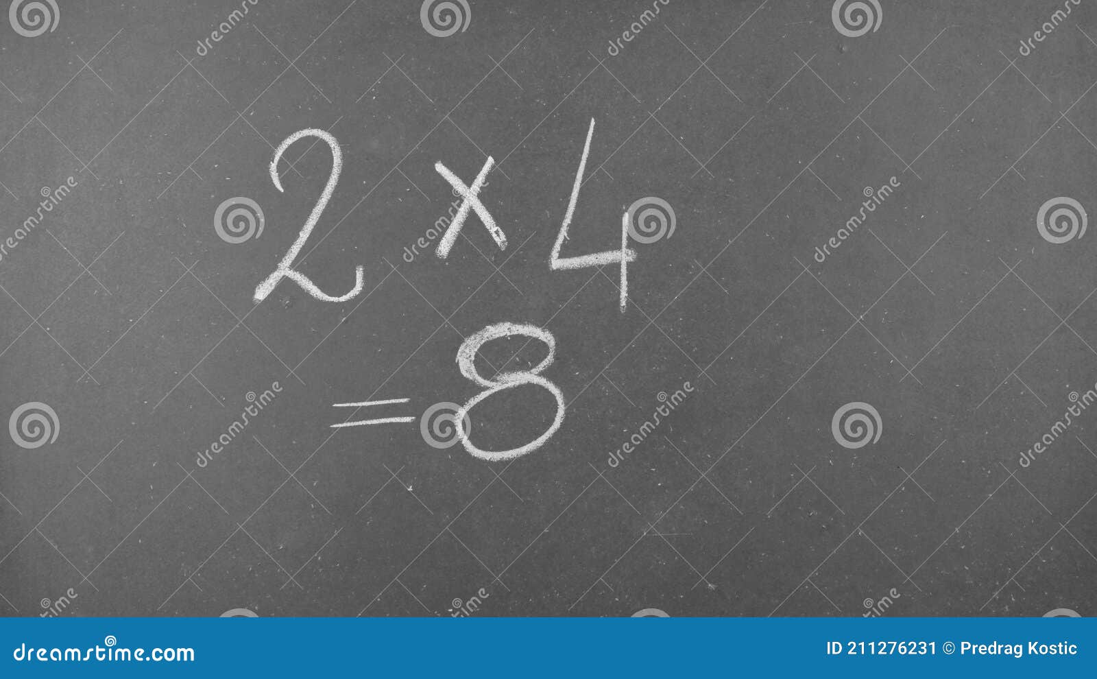2*4=8 stock image. Image of equations, equal, decimal - 211276231