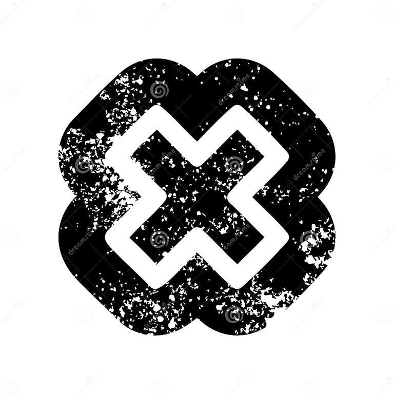 Multiplication sign icon stock vector. Illustration of mathematics ...