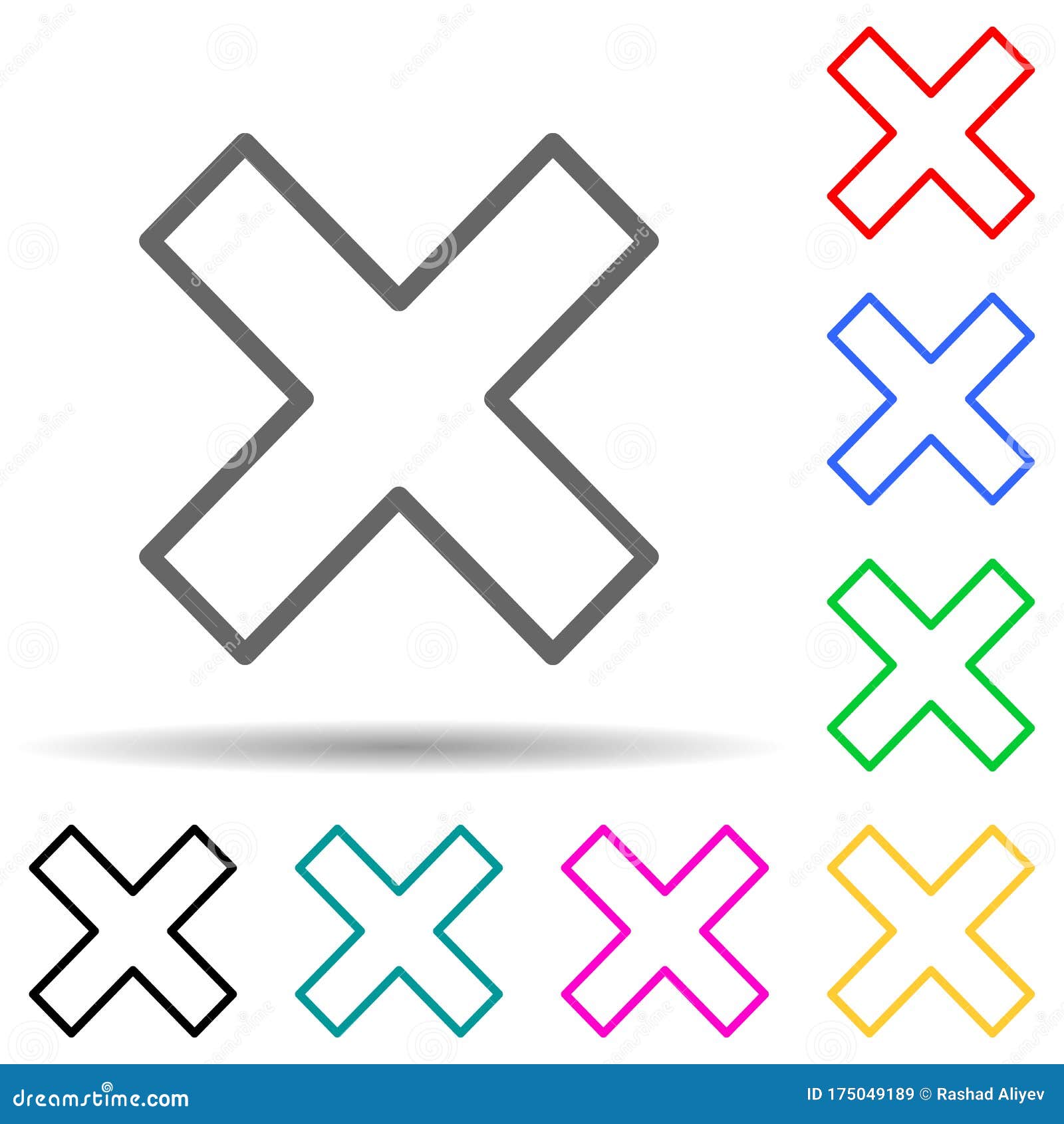 Multiplication Sign Icon. Element of Simple Icon for Websites, Web ...