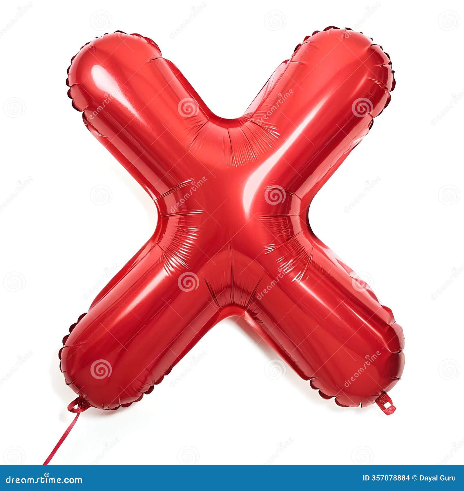 Multiplication Symbol in Red Balloon Shape Stock Illustration ...