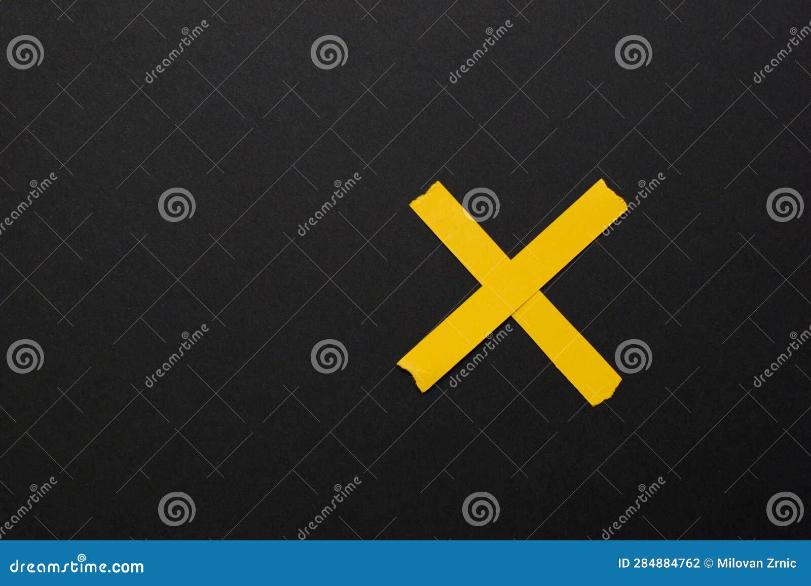 Multiplication Yellow Sign, Symbol on Black Background Stock Photo ...