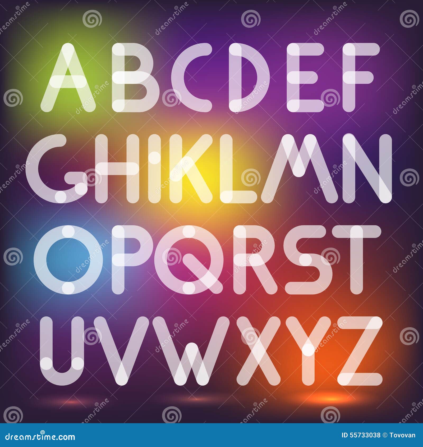 Multiply Geometric Elements Letters Stock Vector - Illustration of sign ...