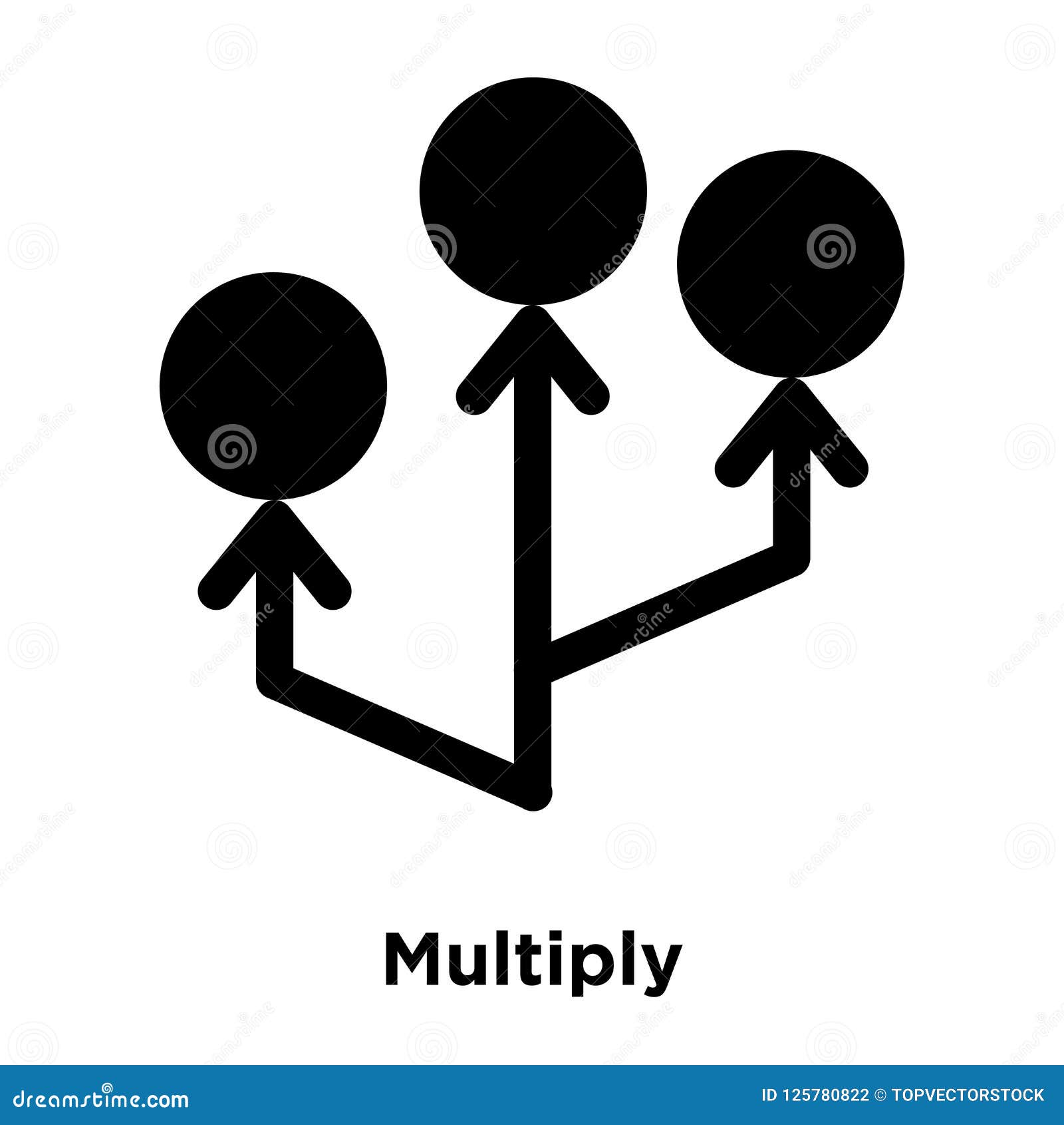 Multiply Icon Vector Isolated on White Background, Logo Concept Stock ...