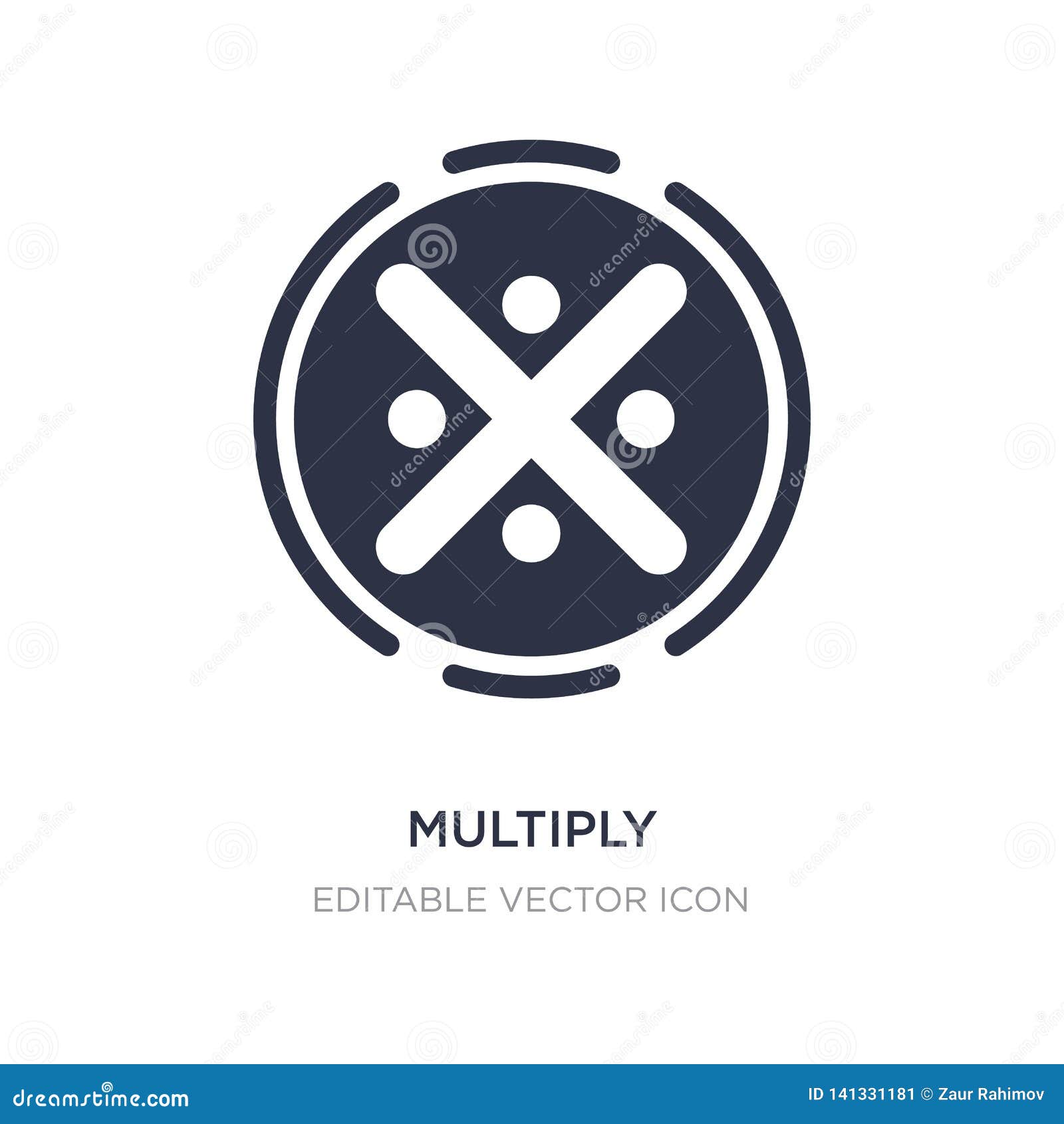 Multiply Icon on White Background. Simple Element Illustration from ...