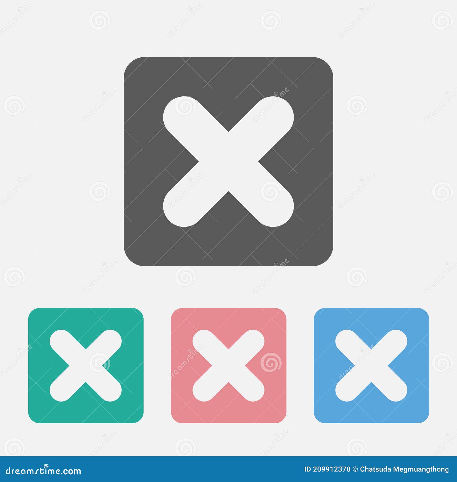 Multiply Calculate Sign Brushstroke Doodle Cartoon Vector ...