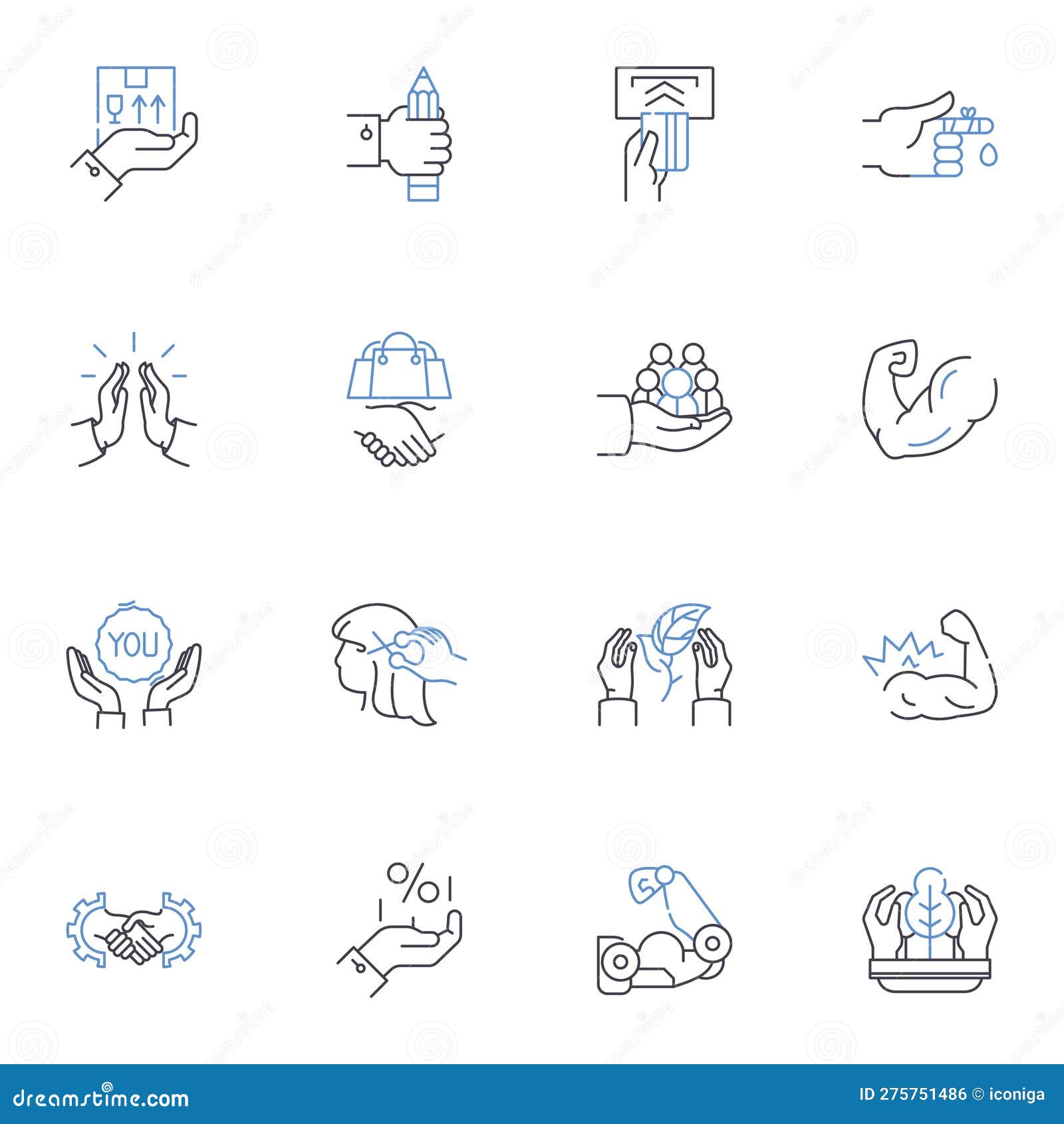 Multiplying Line Icons Collection. Product, Factor, Calculation ...