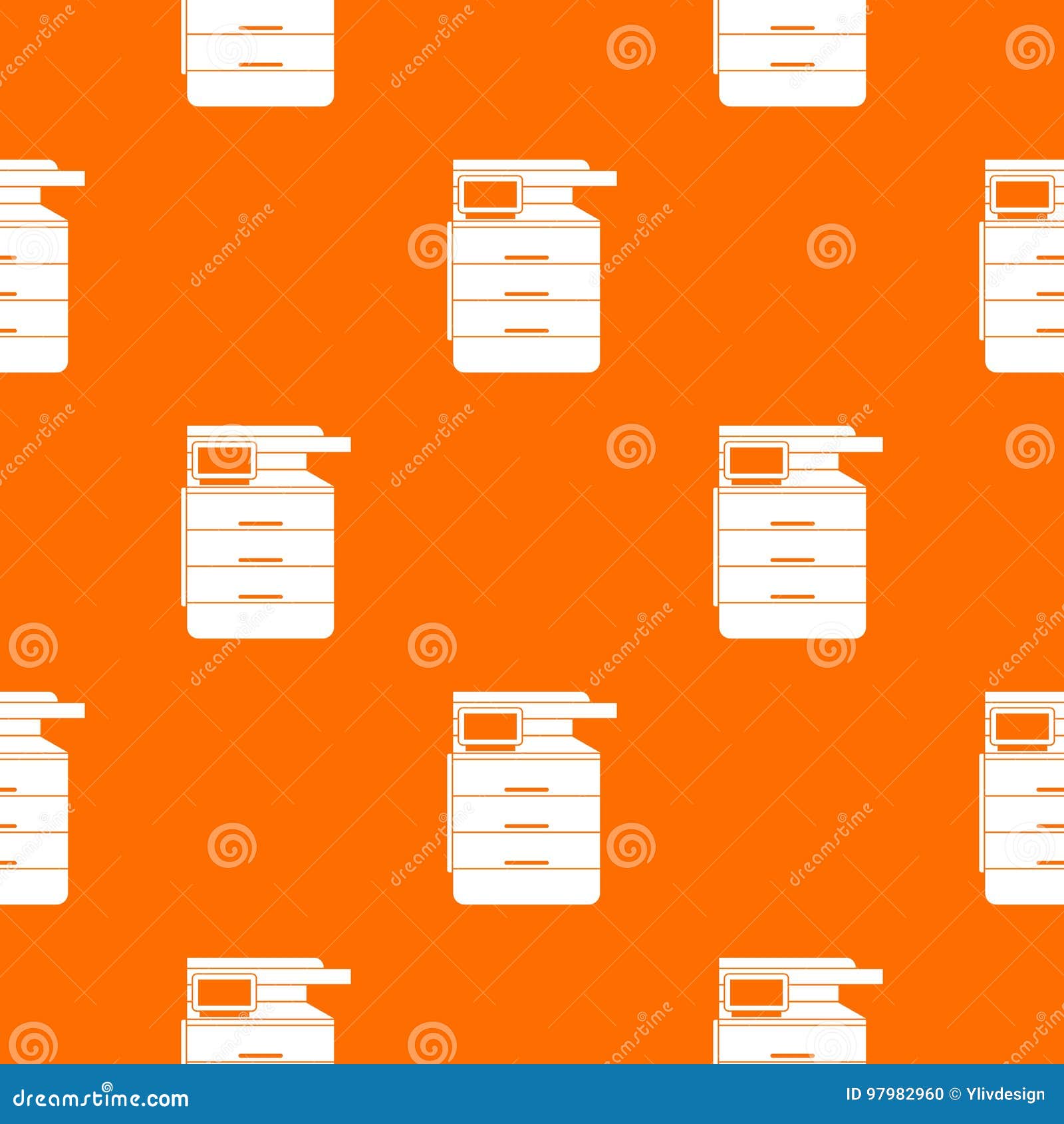 Multipurpose Device, Fax, Copier and Scanner Pattern Seamless Stock ...