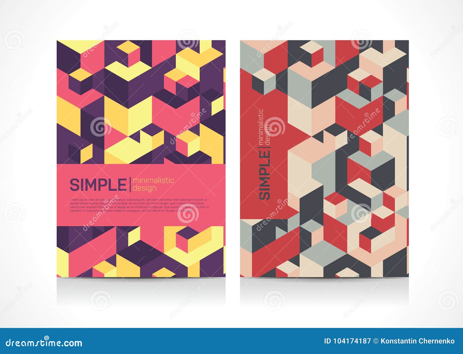 Multipurpose Flyer Template Layout Design With Geometric Element ...
