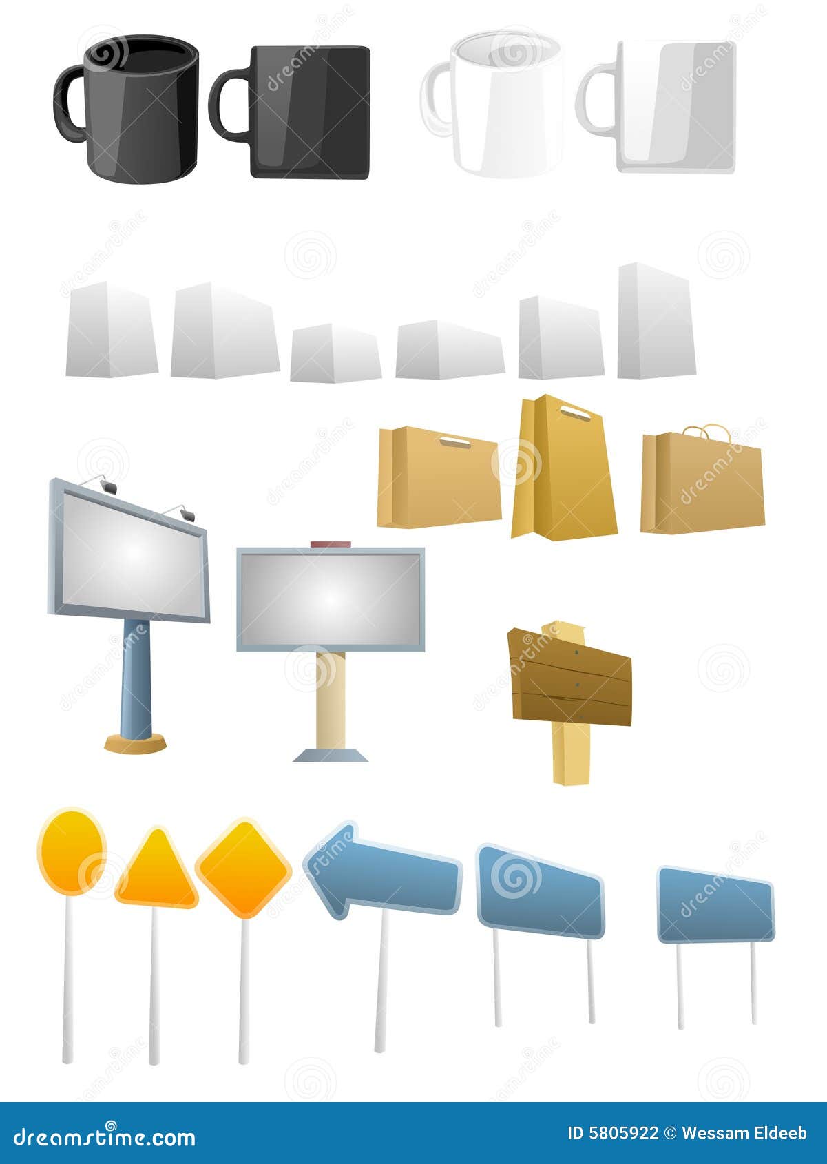 Multipurpose Icons stock illustration. Illustration of clip - 5805922