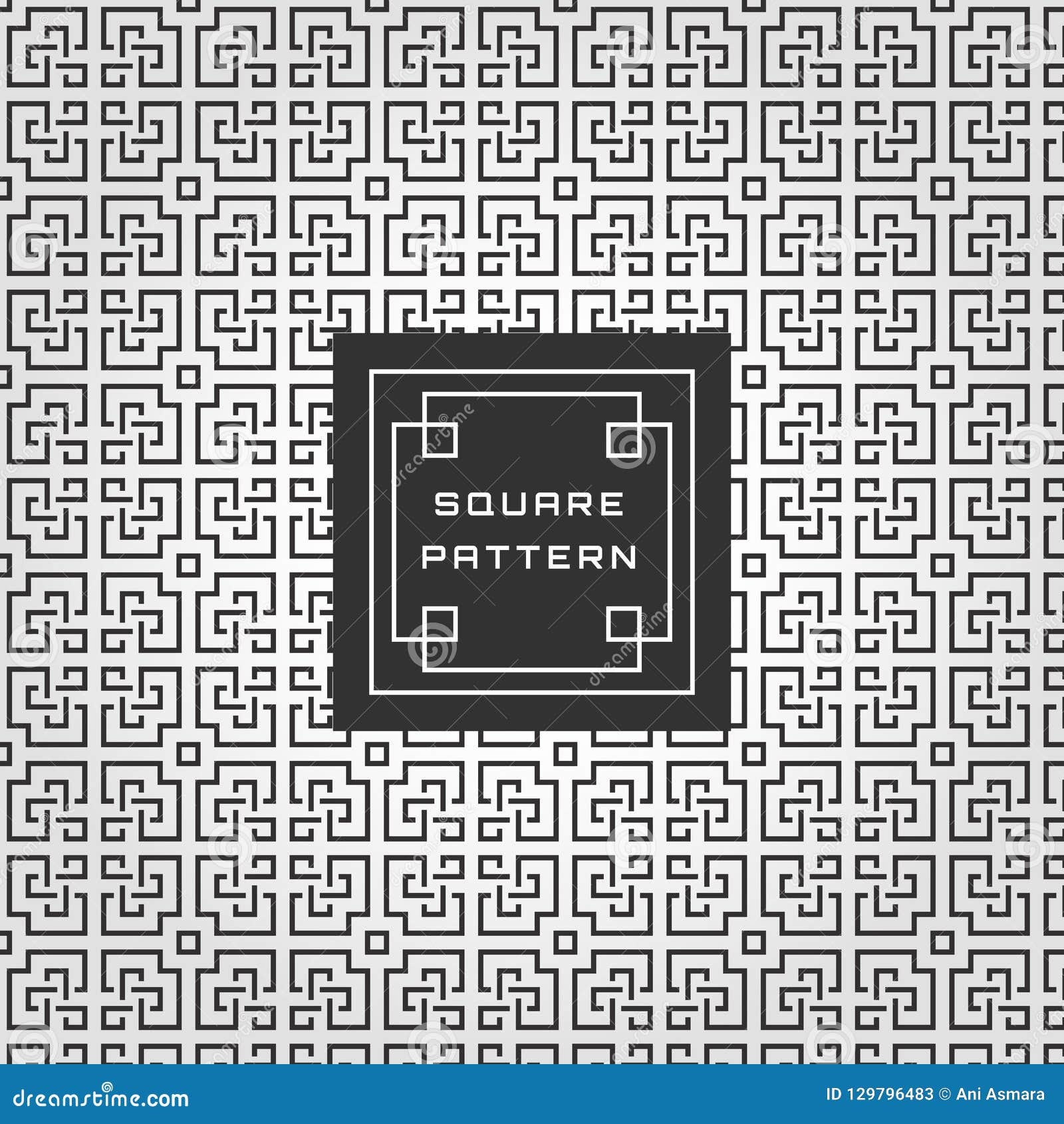 Expandable Geometric Abstract Square Pattern Vector Stock Vector ...