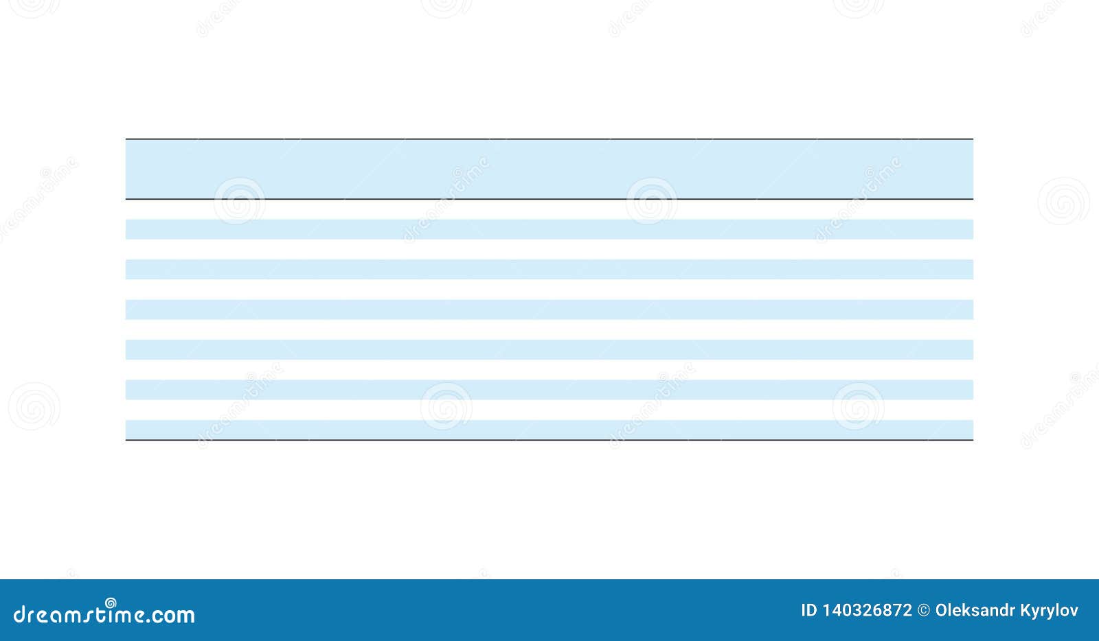 Multipurpose Table Layout Template Empty Clean Version. Vector ...