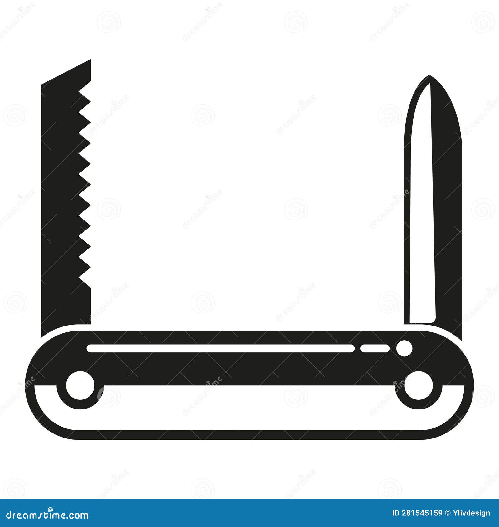 Multipurpose Tool Icon Simple Vector. Knife Multitool Stock ...