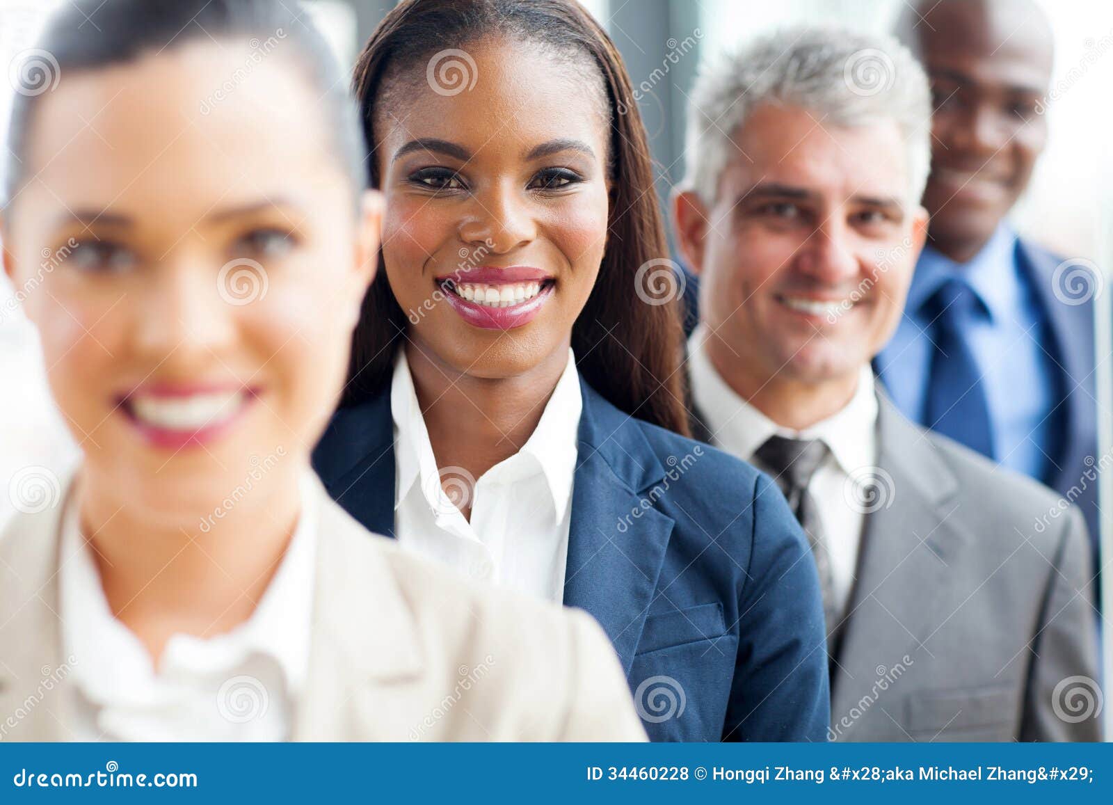 Multiracial Business People Stock Photo - Image of collar, afro: 34460228