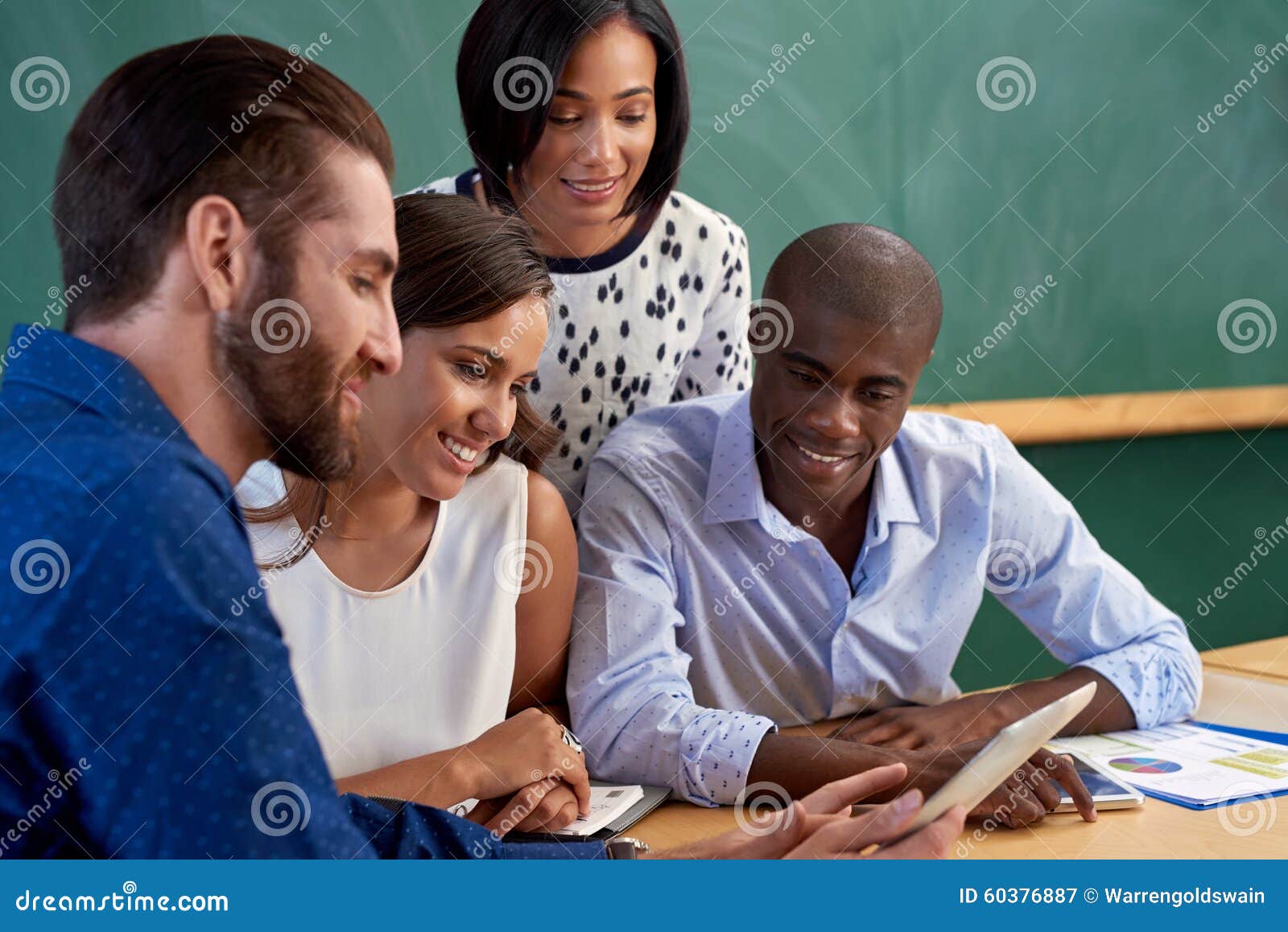Multiracial Business Team Meeting Stock Image - Image of business ...
