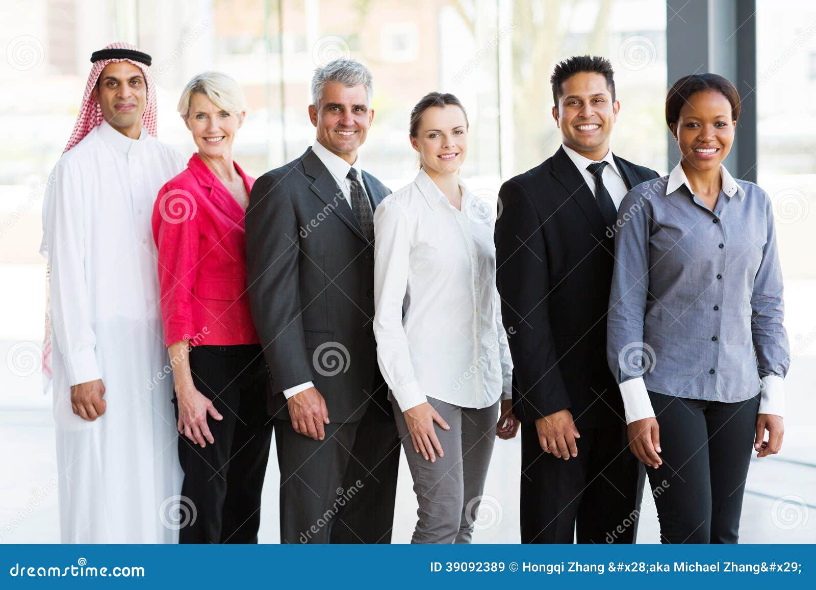 Multiracial business team stock image. Image of coworkers - 39092389