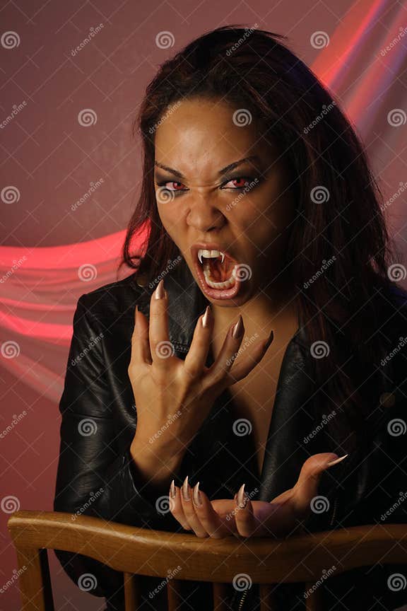 Multiracial Female Vampire (2) Stock Photo - Image of demonic, fiction ...