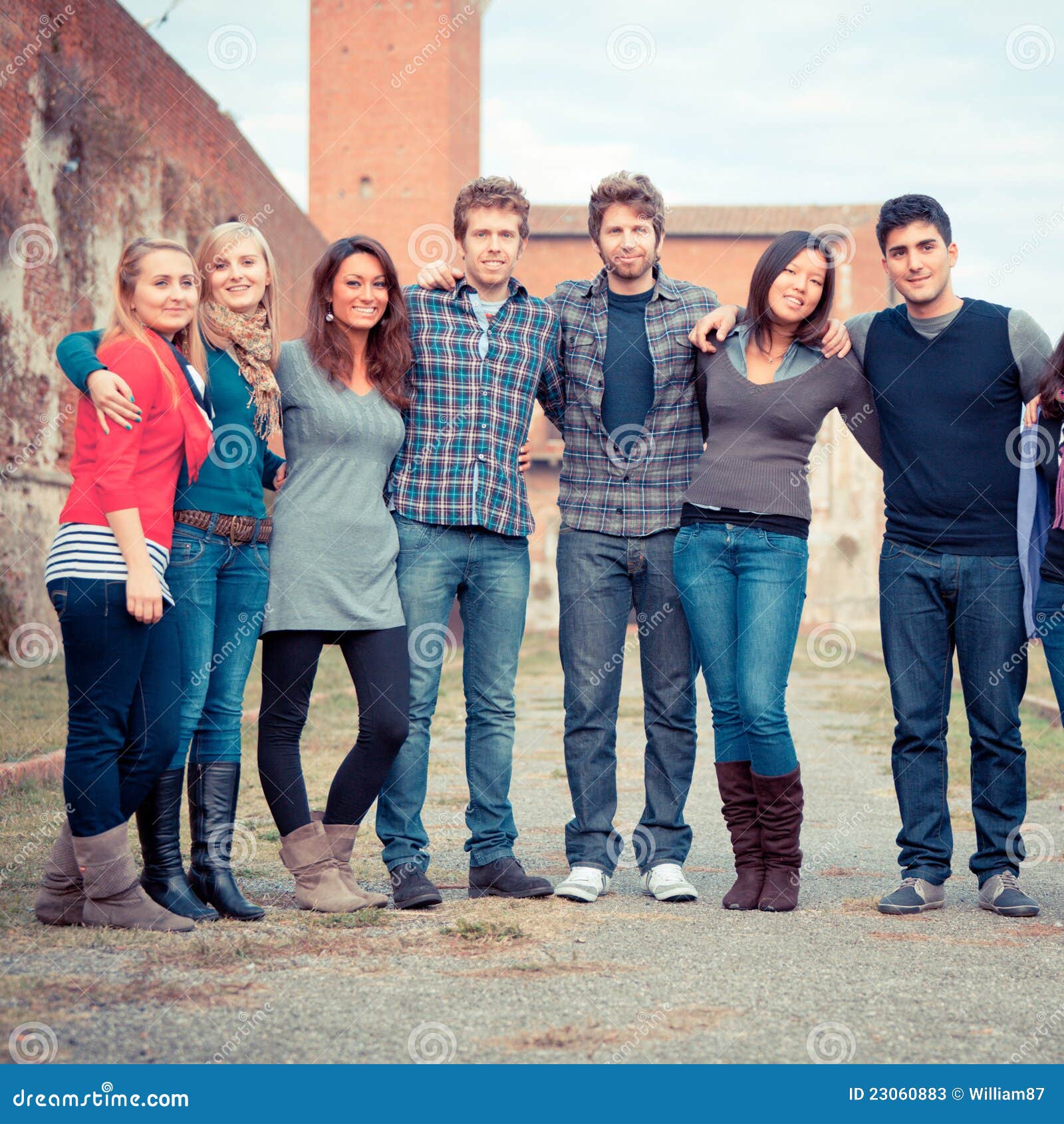 Multiracial Group stock image. Image of crowd, multiracial - 23060883