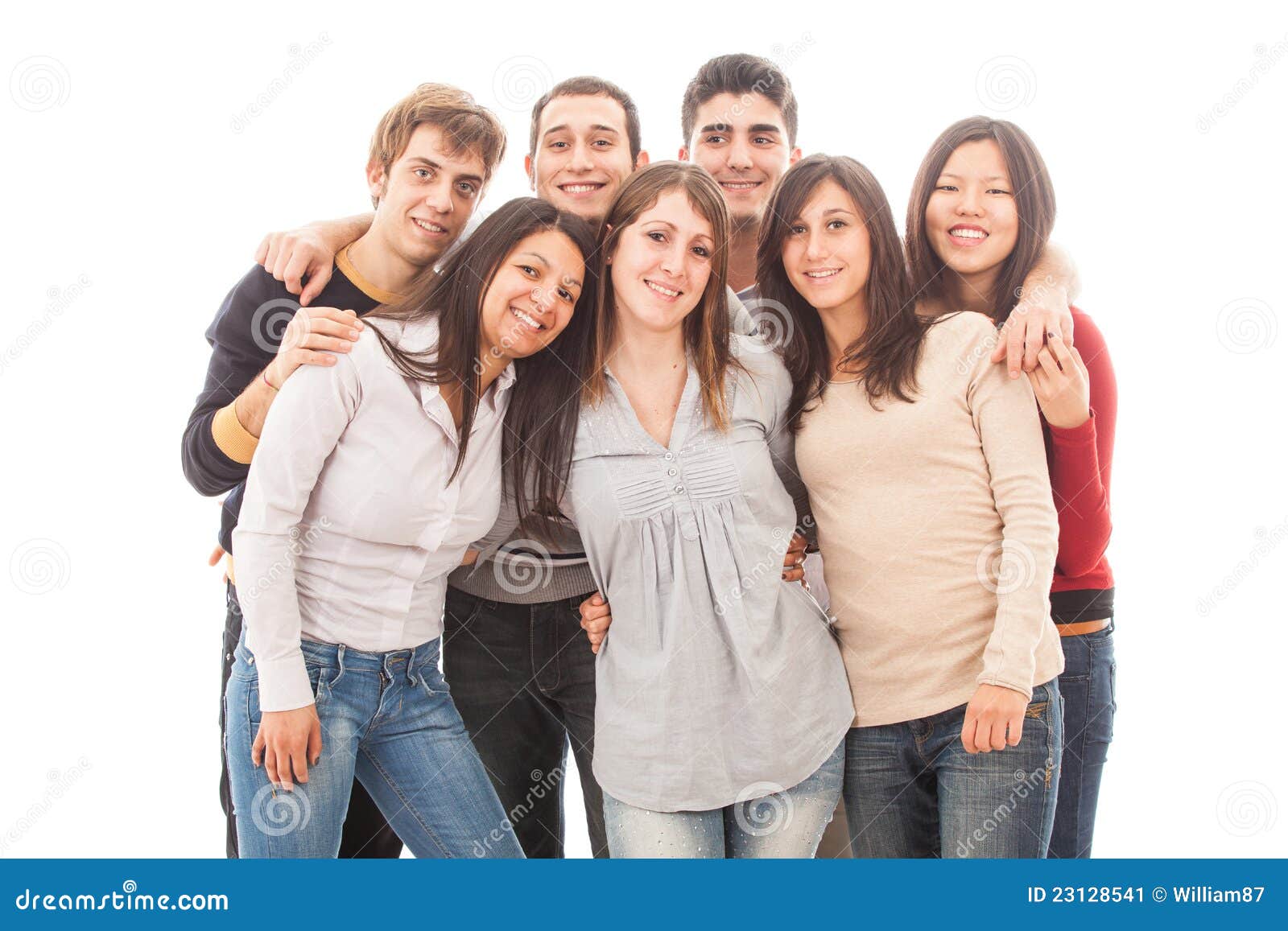 Multiracial Group stock image. Image of black, cute, diverse - 23128541