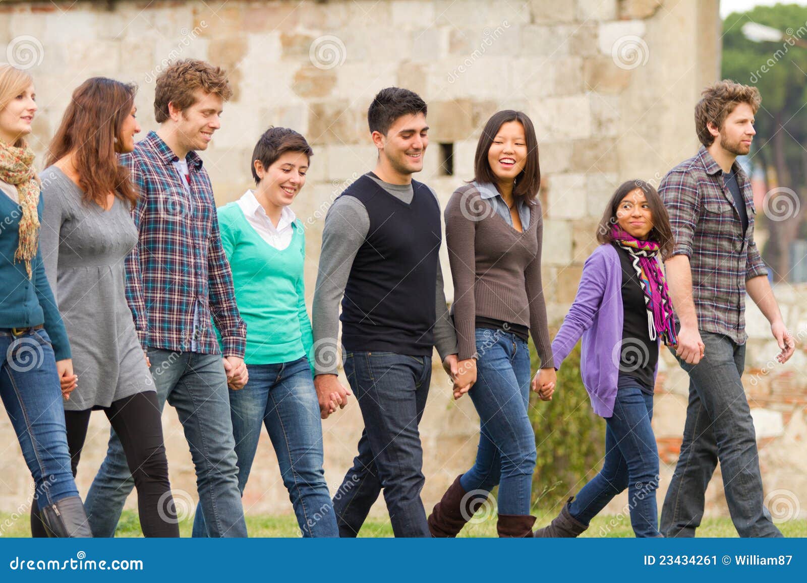 Multiracial Group stock image. Image of summer, multiracial - 23434261