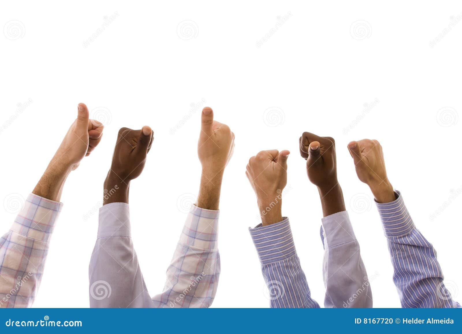 Multiracial hands stock photo. Image of difference, hands - 8167720