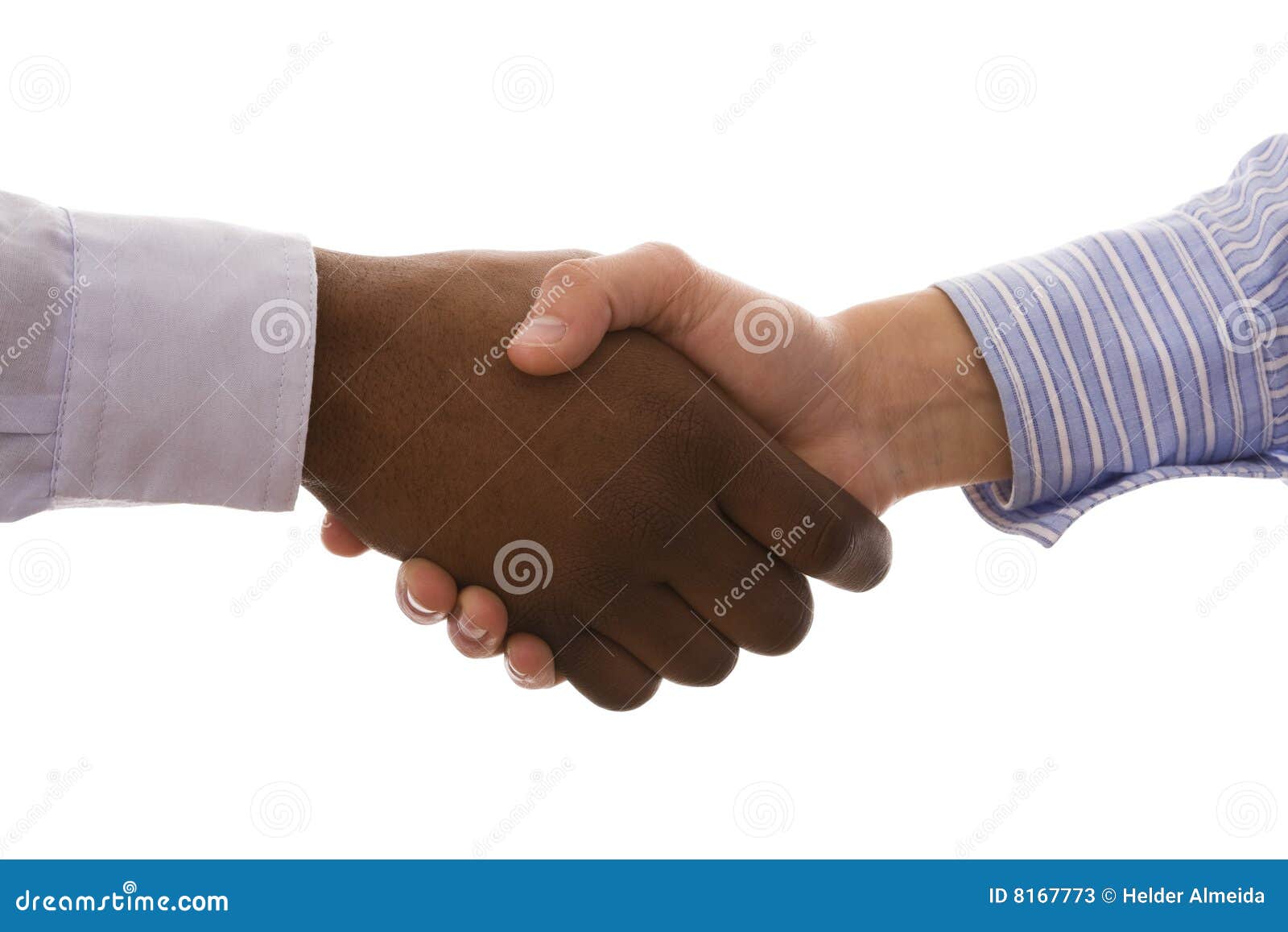 Multirracial handshake stock image. Image of deal, hand - 8167773