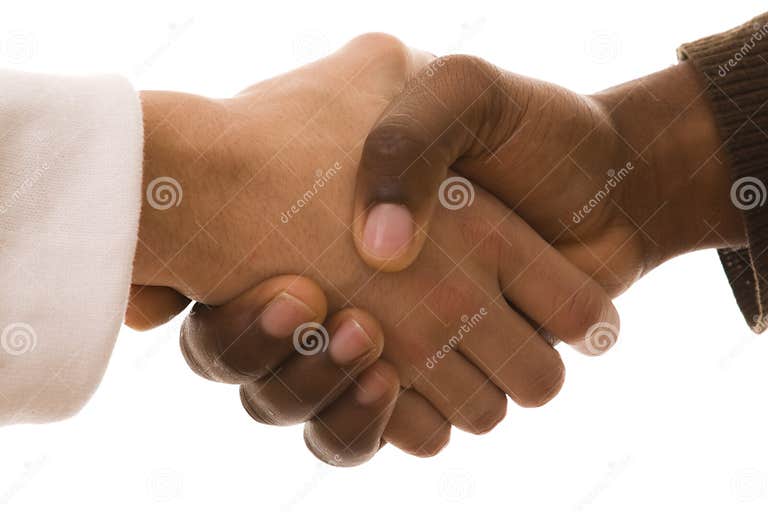 Multirracial handshake stock photo. Image of difference - 8457188