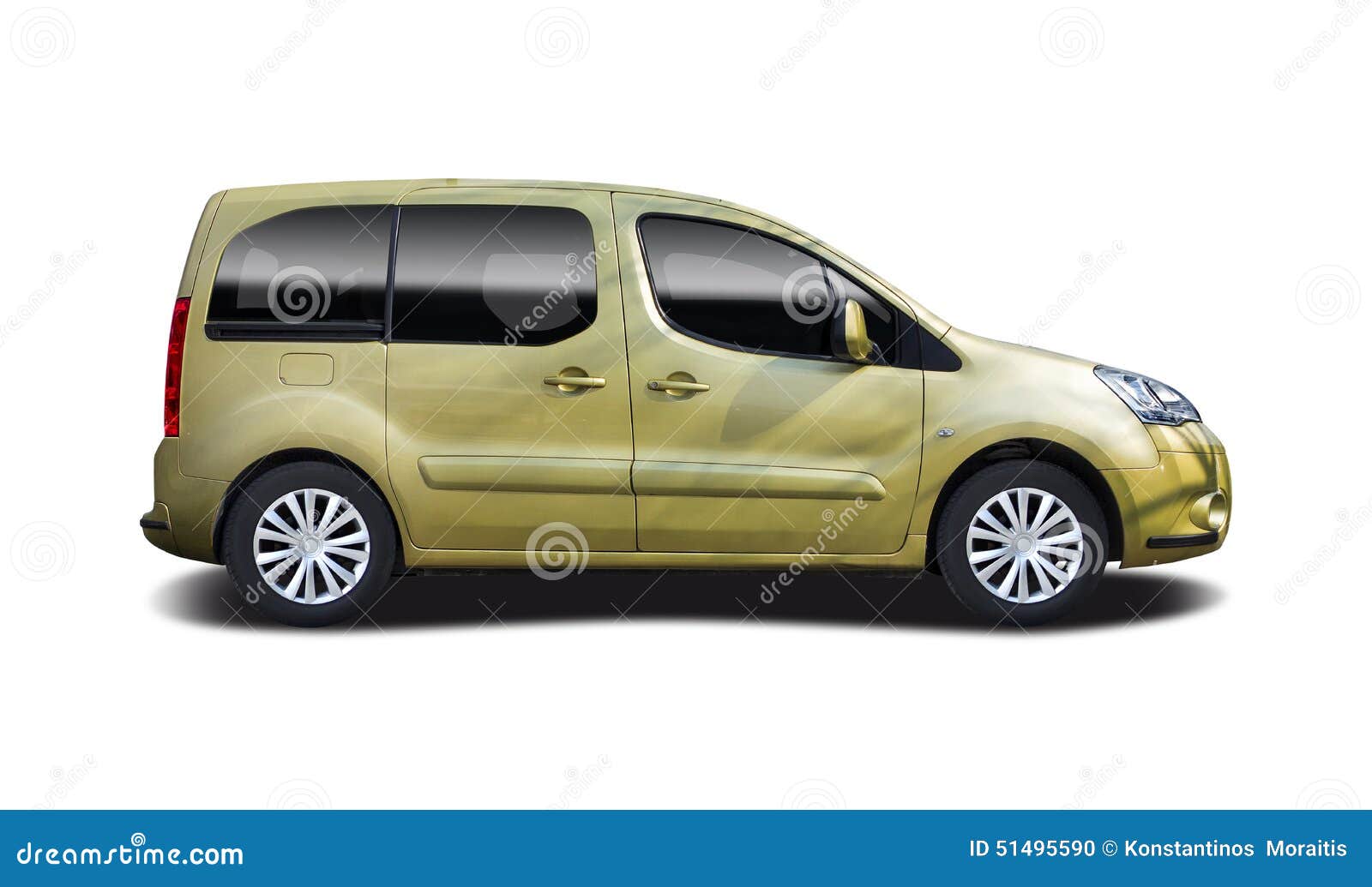 Citroen Berlingo stock photo. Image of yellow, multispace - 51495590