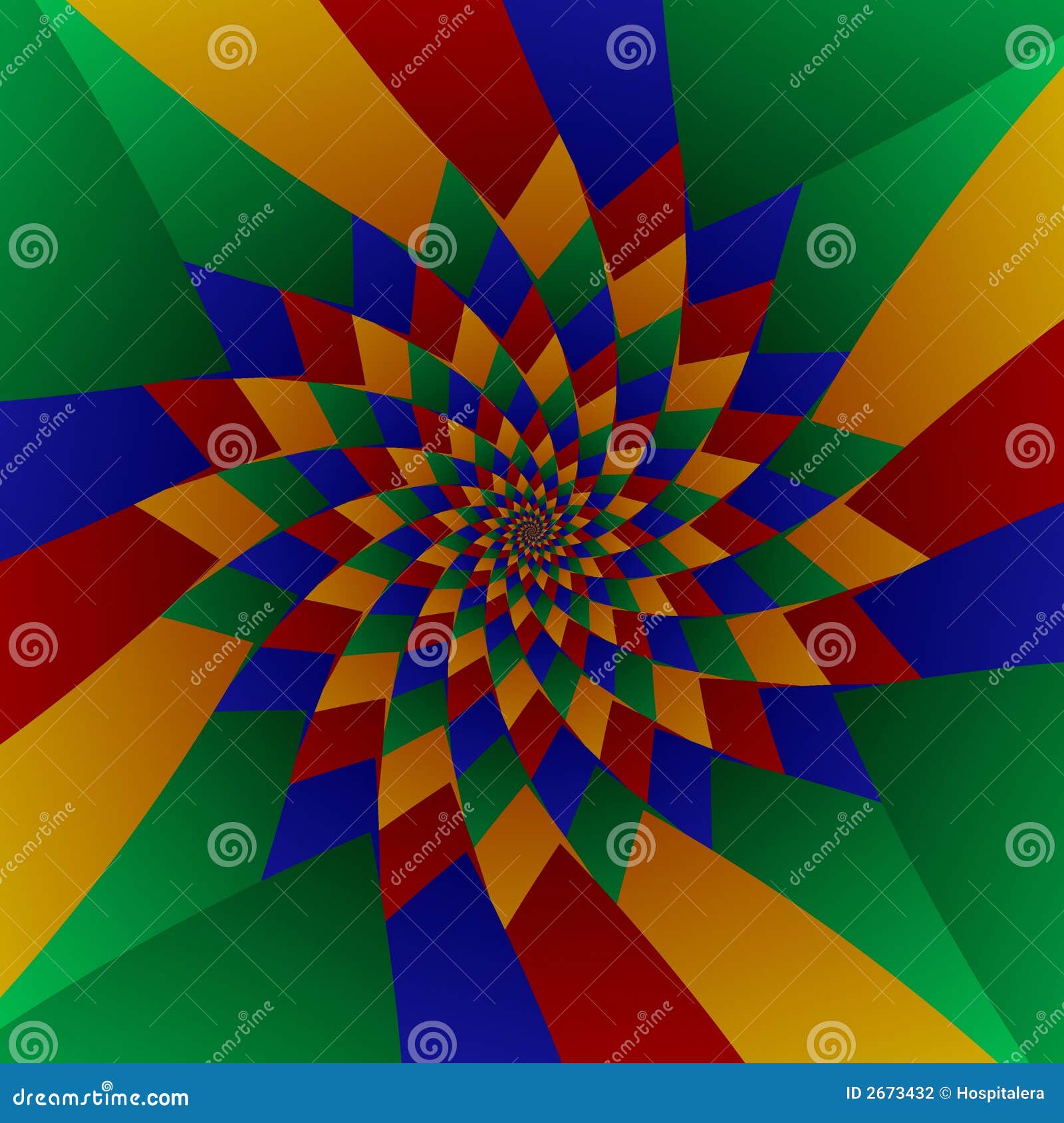 MultiSpiral1 stock illustration. Illustration of spiral - 2673432