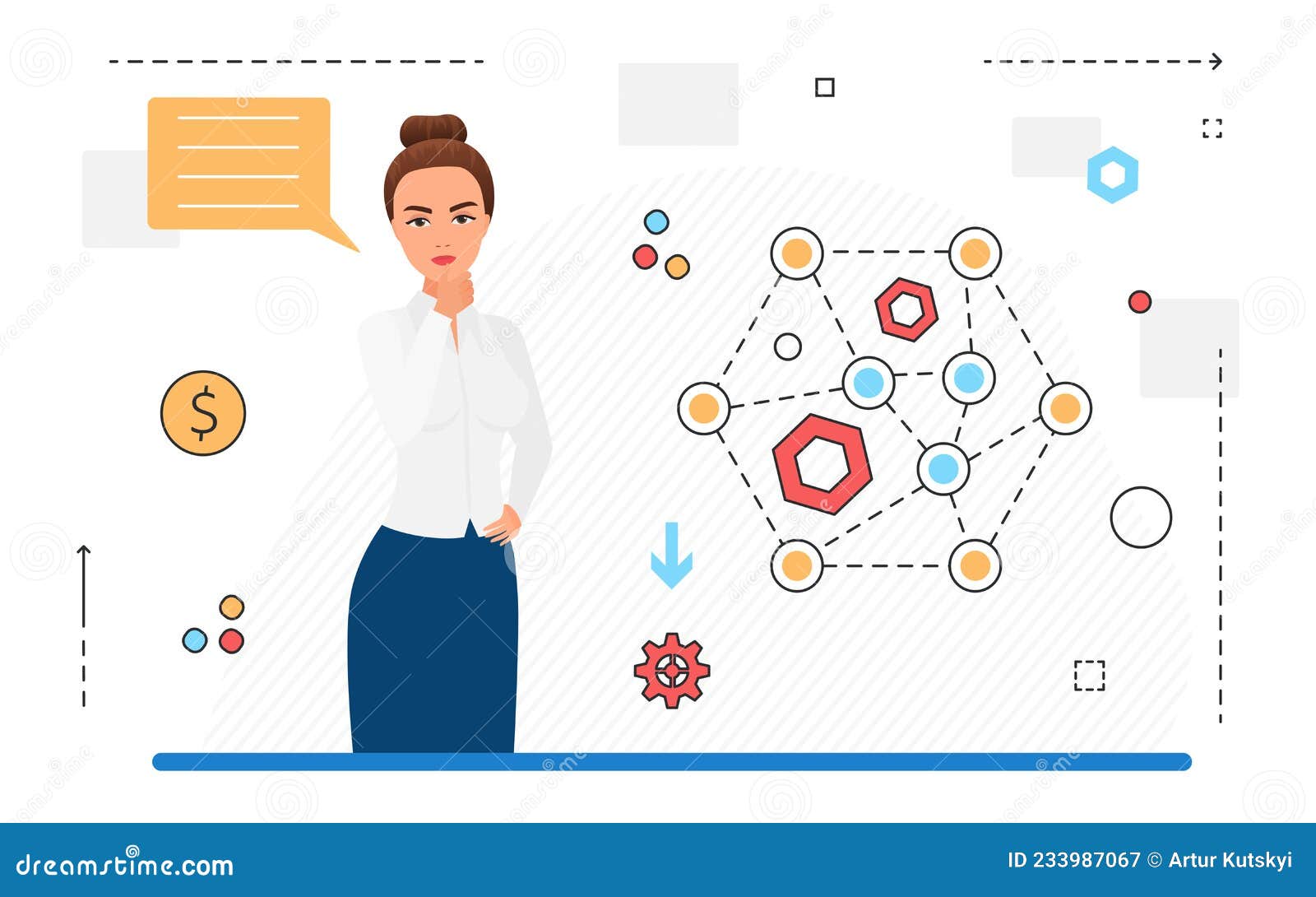 Multitask in Work and Business, Doing Many Things at Same Time. Stock ...