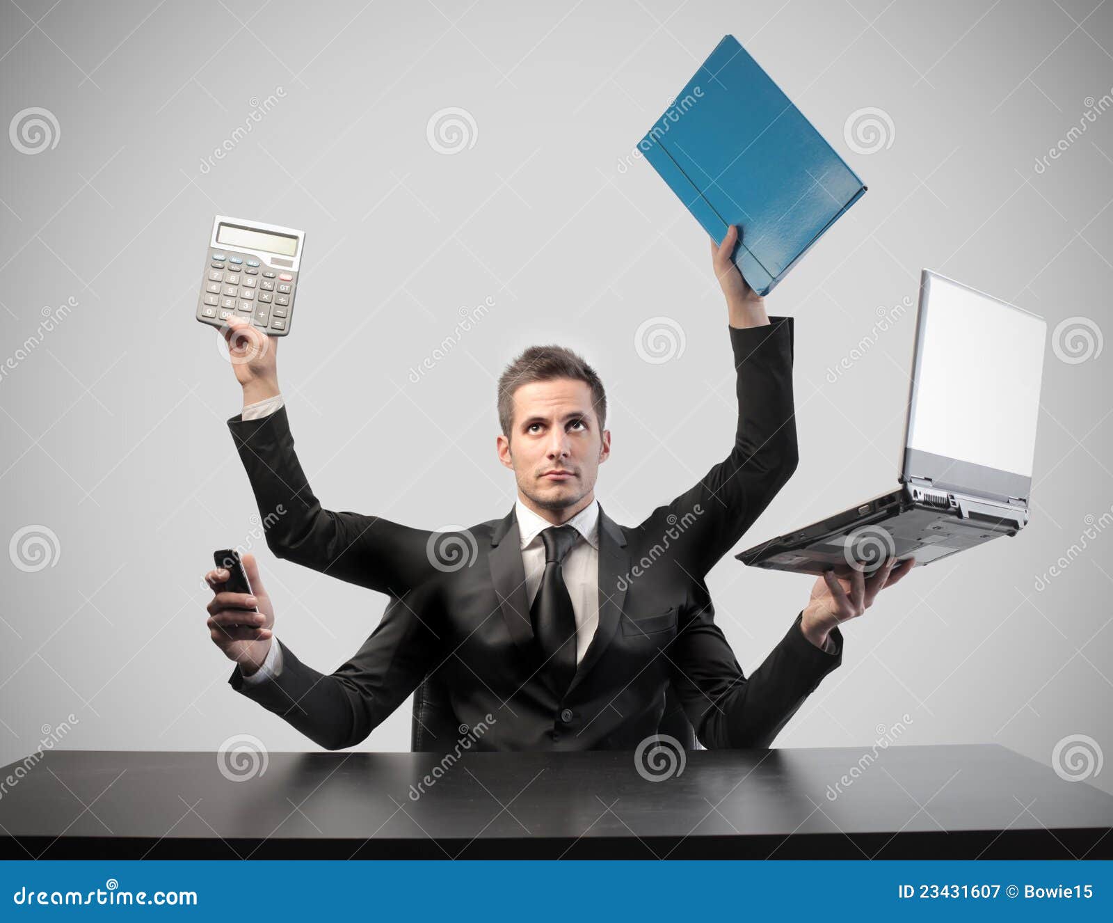 Multitasking stock image. Image of laptop, concept, tired - 23431607