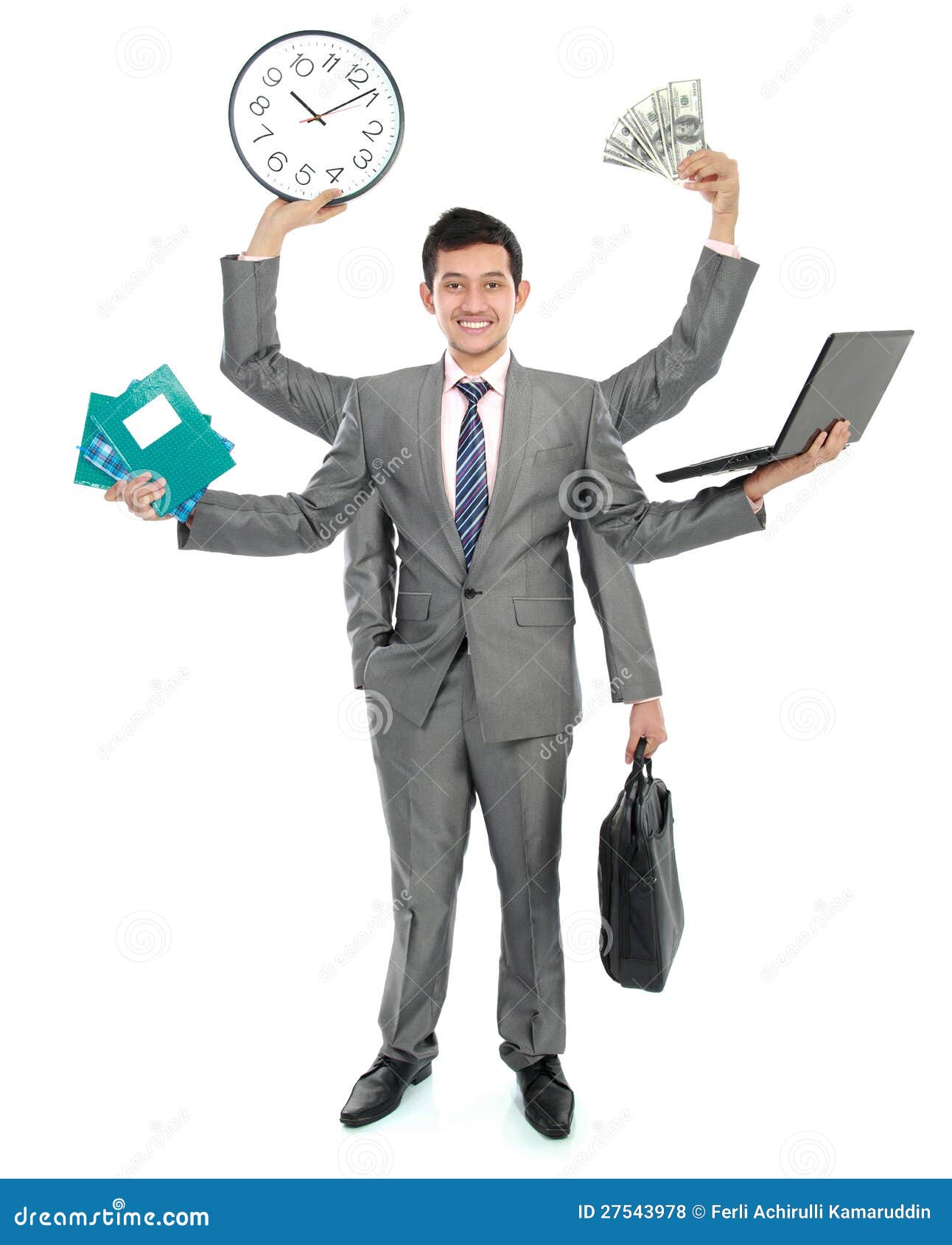Multitasking stock photo. Image of phone, formal, businessperson - 27543978