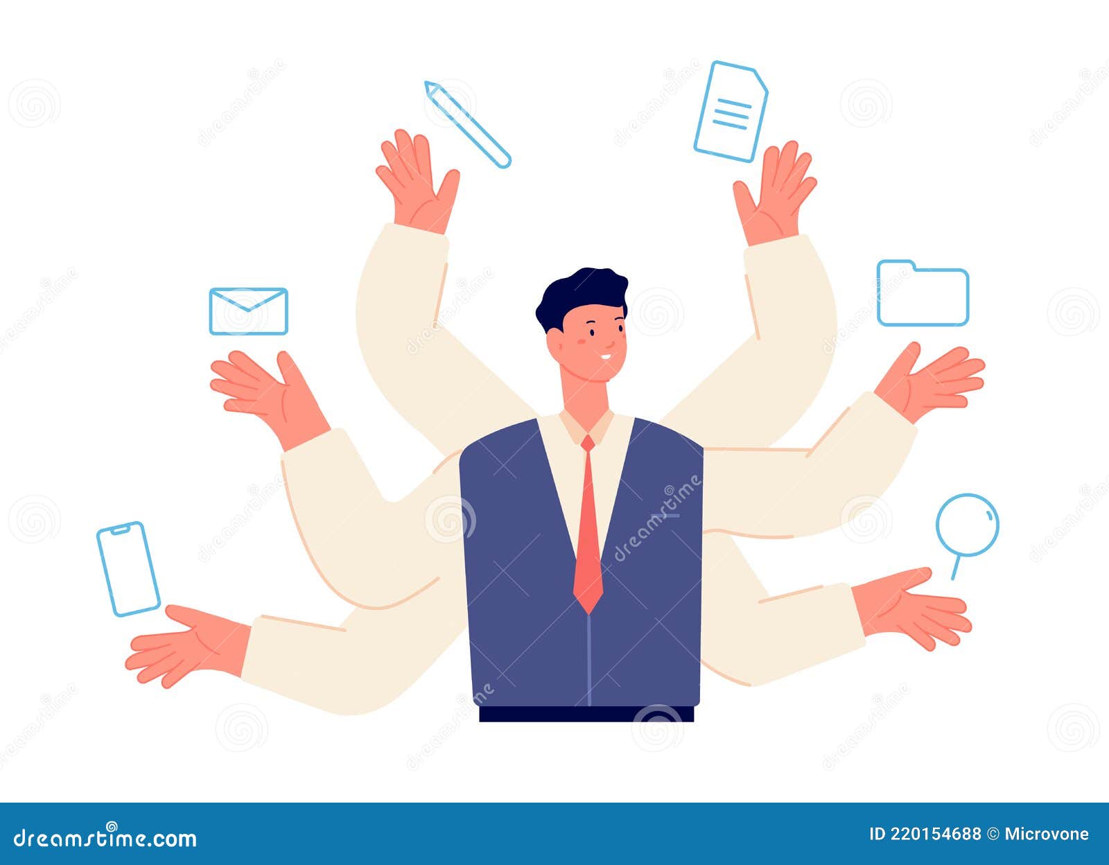 Multitasking Concept. Employment Self, Multitask Productivity ...