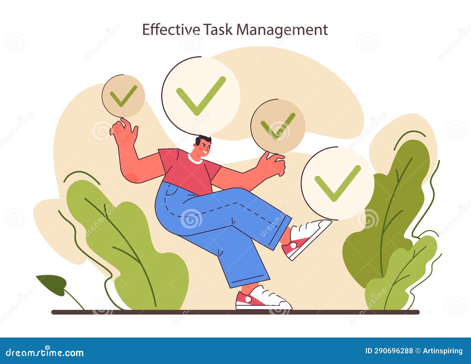 Multitasking. Effective And Competent Female Office Worker Managing ...