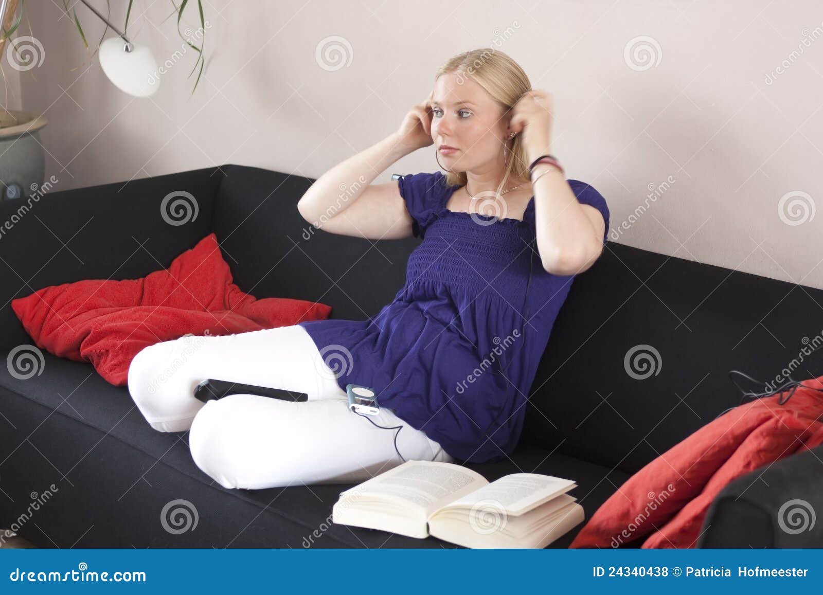 Multitasking teen stock photo. Image of calm, multitasking - 24340438