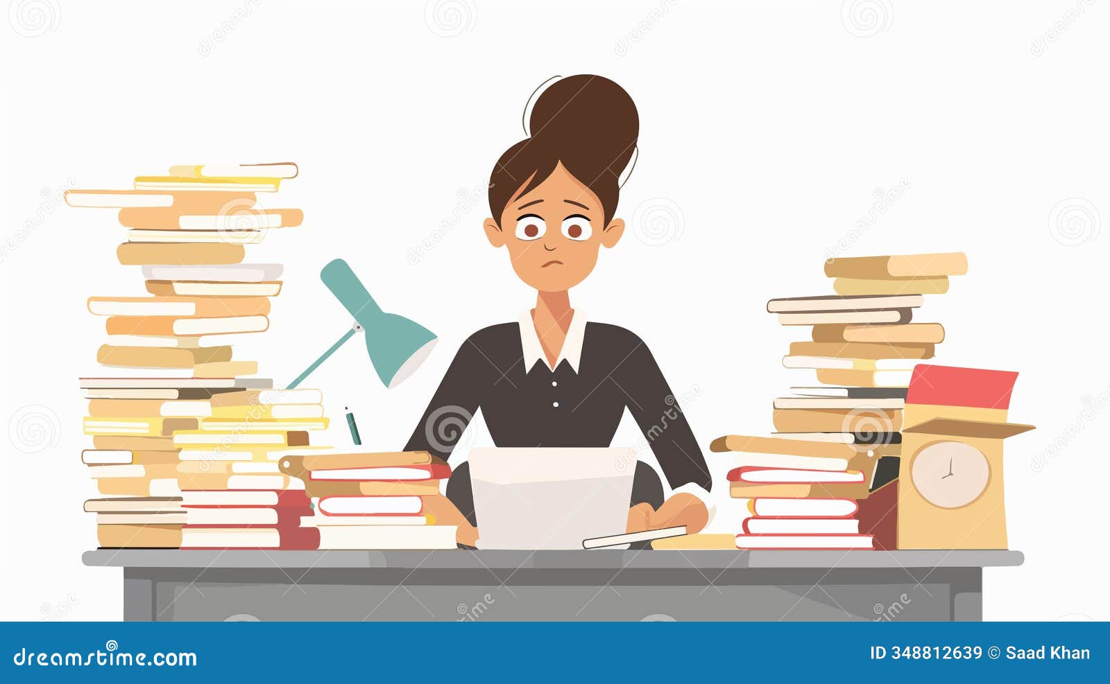 A Multitasking Time Management Concept, Designed To Symbolize ...