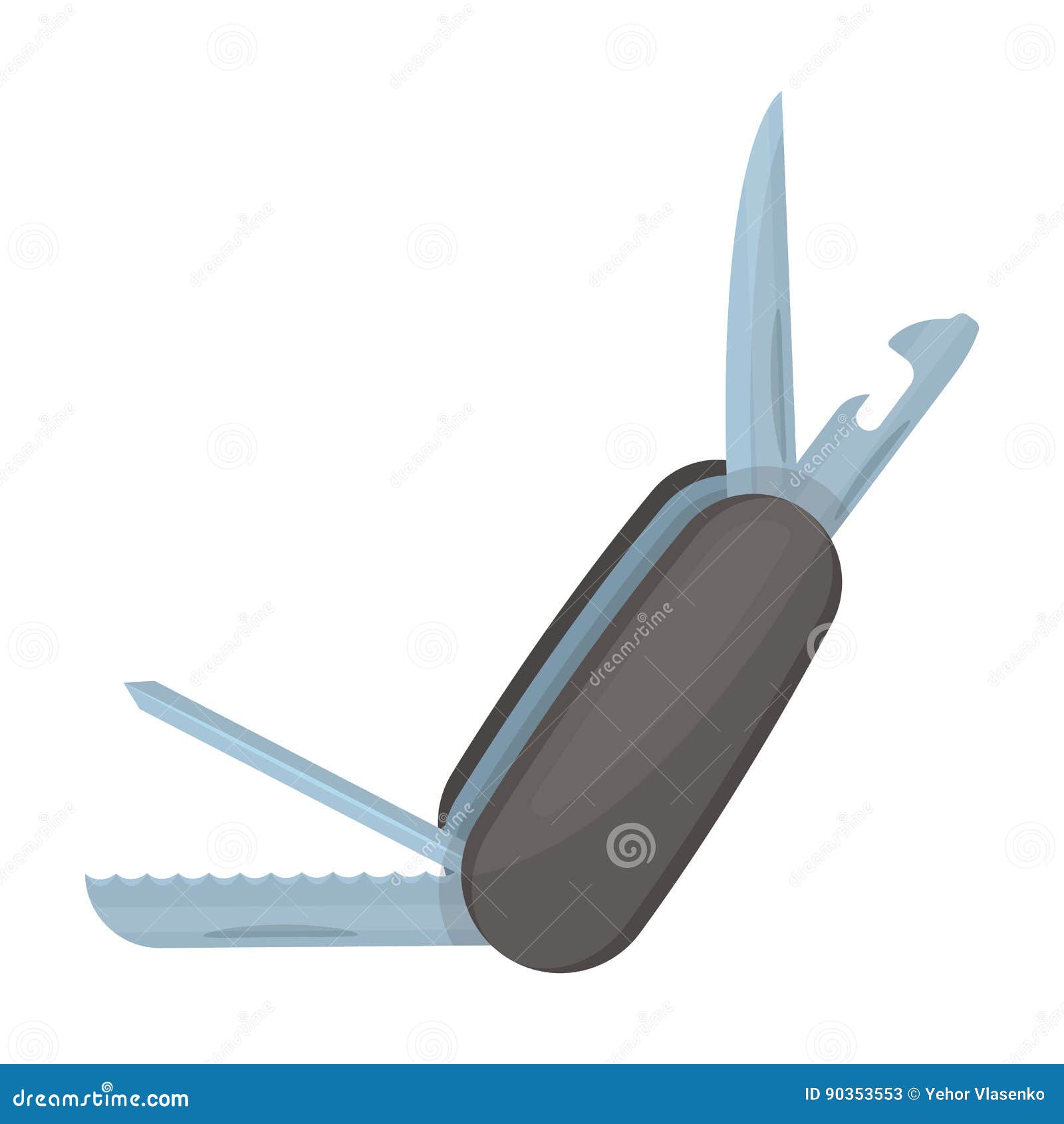 Multitool with Knife and Keys.the Subject of Each Pocket of the ...