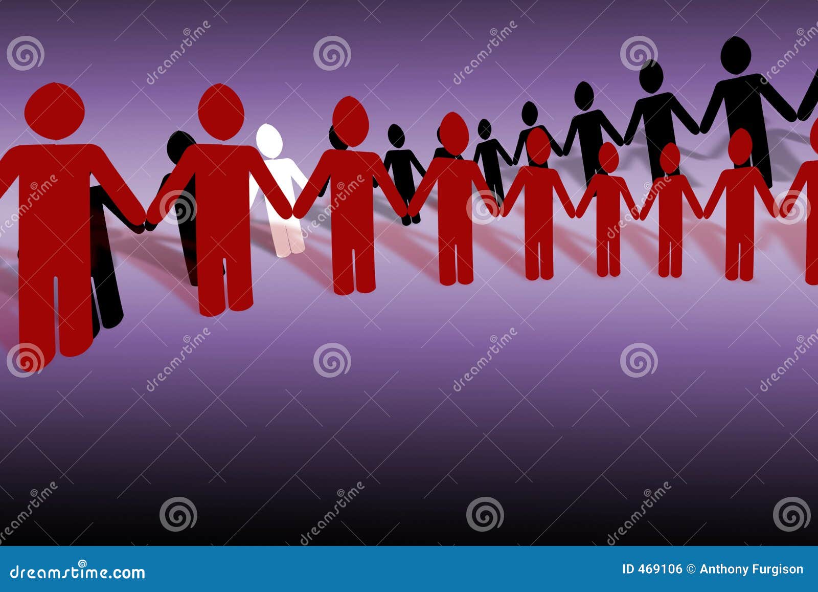 The multitude stock illustration. Illustration of agreement - 469106