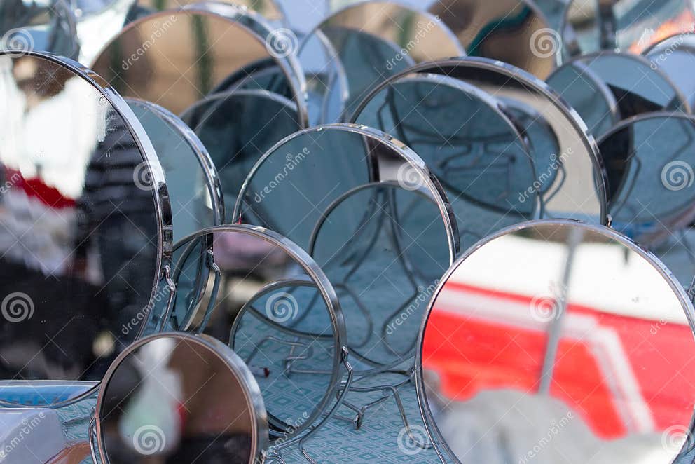 A multitude of mirrors stock image. Image of antique - 53321385