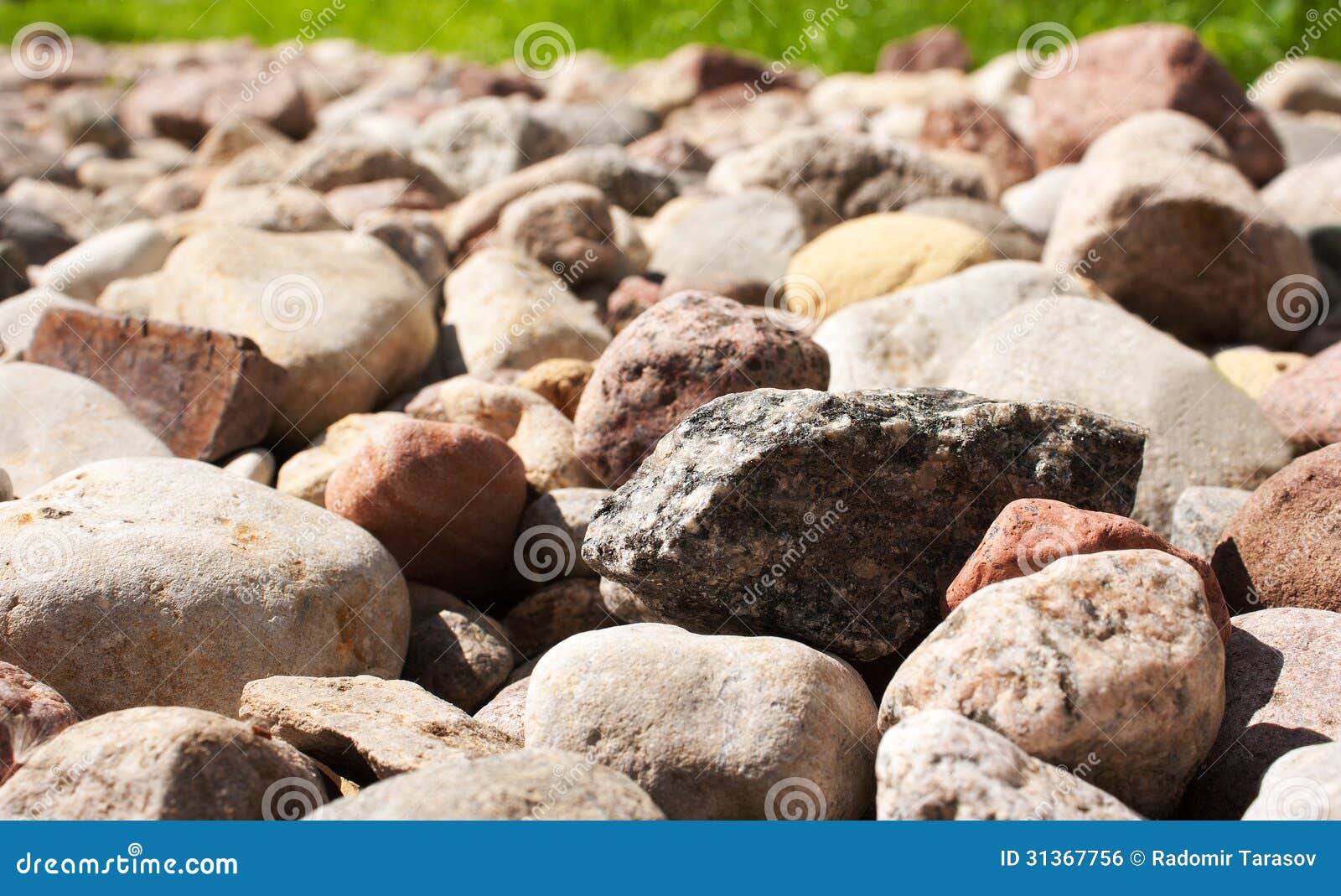 Multitude of Small Colored Stones Stock Photo - Image of stone, ground ...