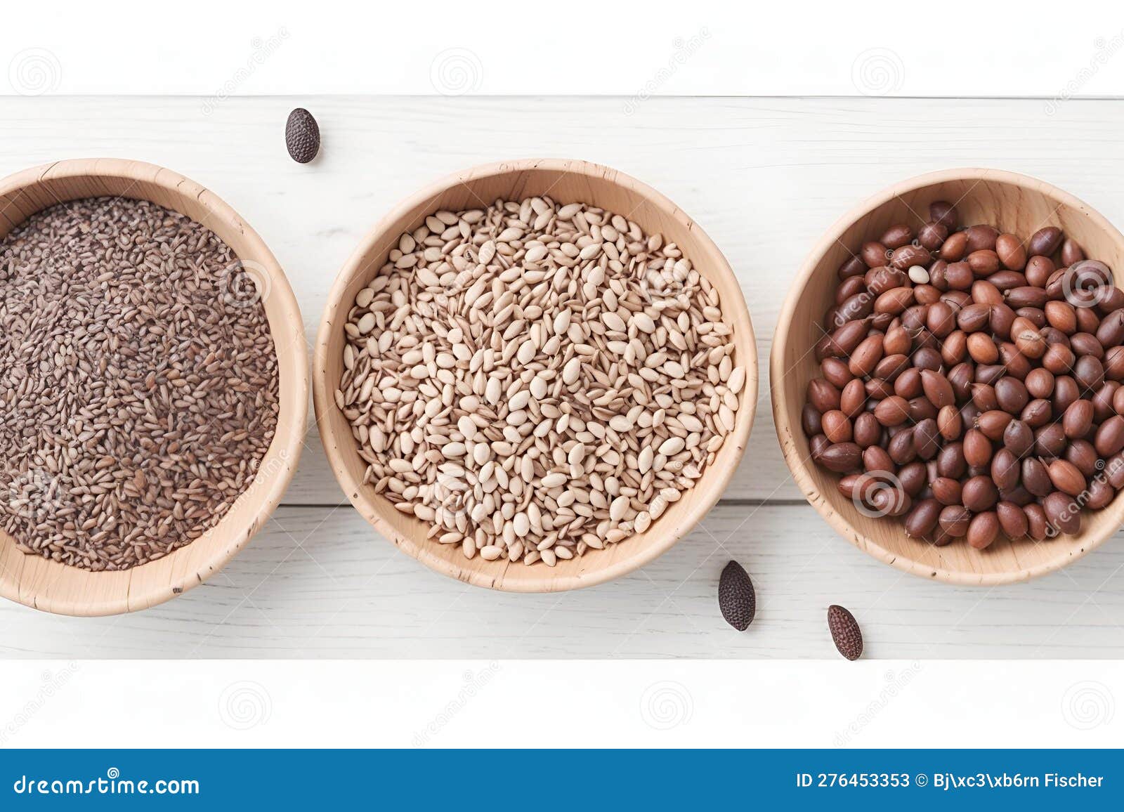 Multitude of Various Seeds on Neutral White Background Stock ...