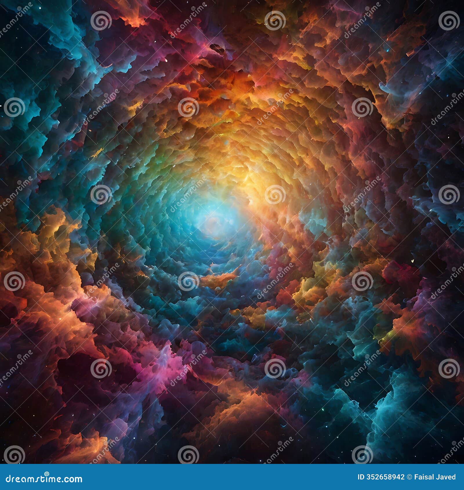 Glowing Multiverse Abstract Background Stock Photography ...